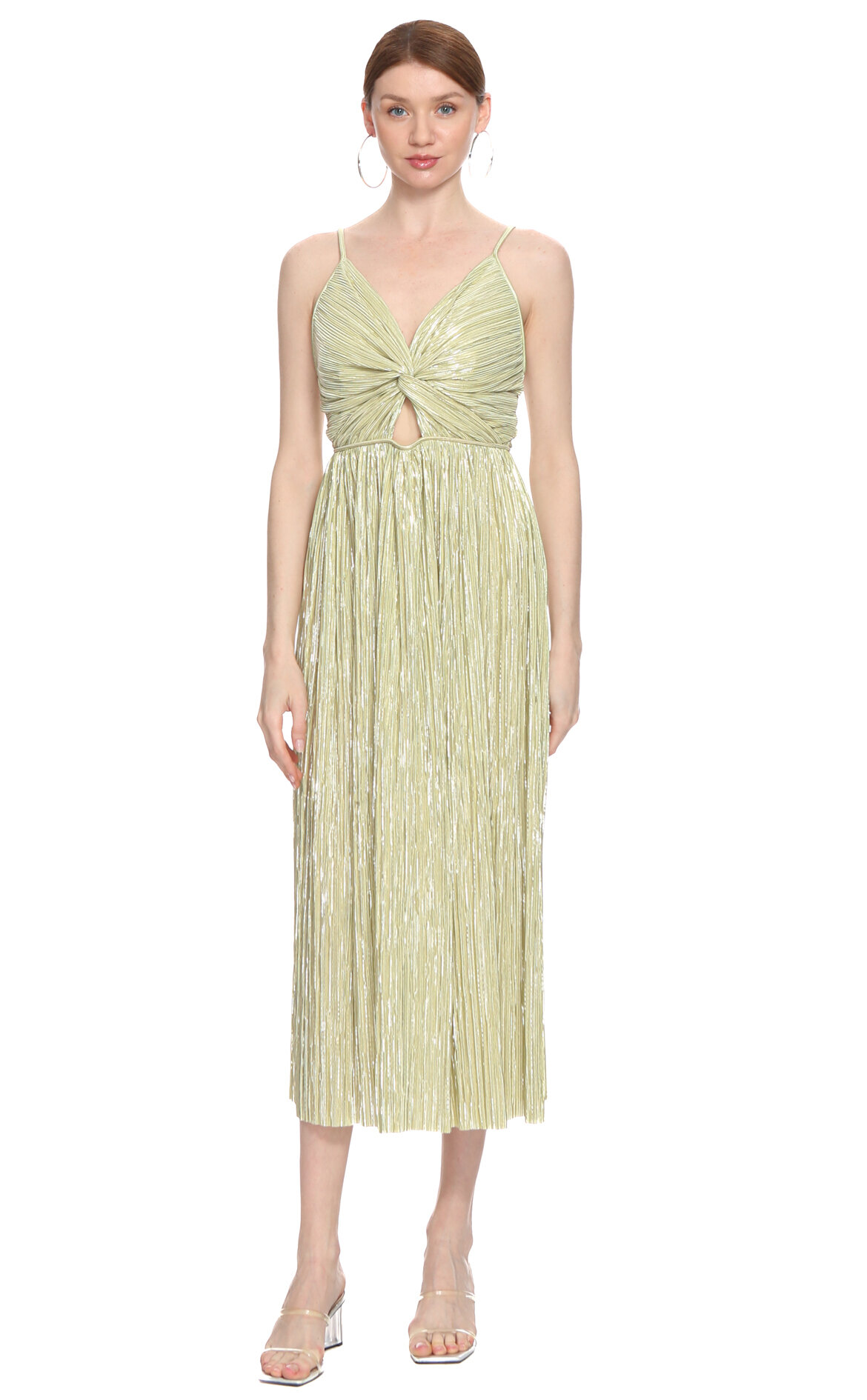 Sabina Musayev-Sabına Musayev Yeşil Elbise