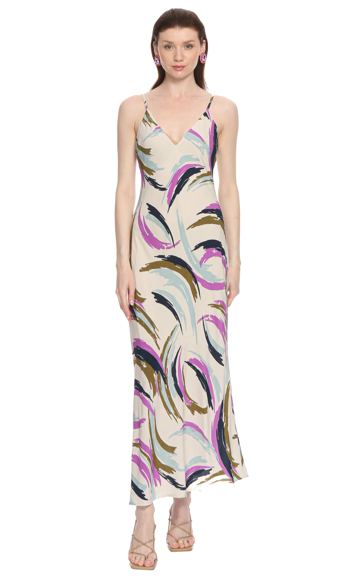 Essentiel Antwerp-Essentiel Antwerp Renkli Elbise