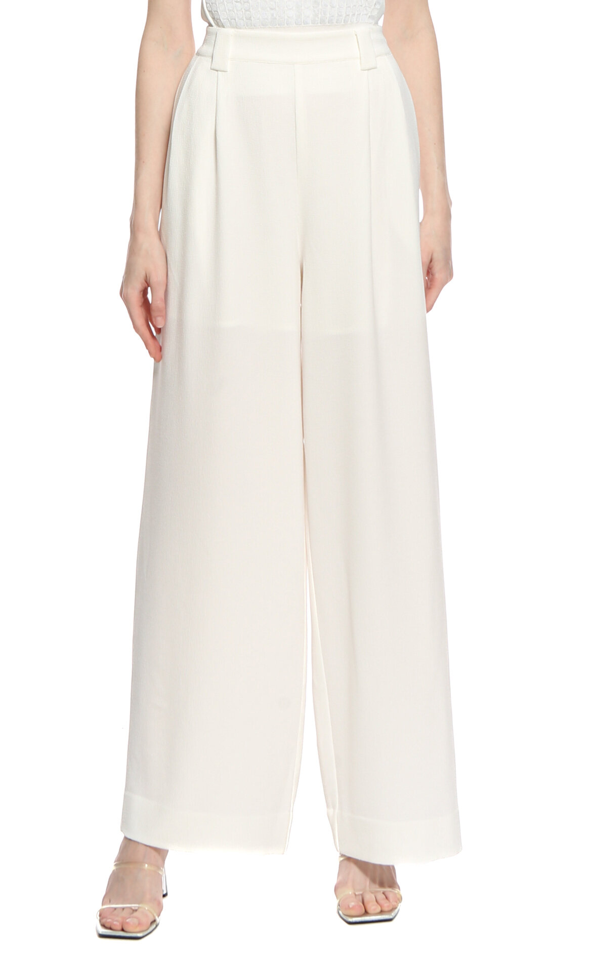 Essentiel Antwerp-Essentiel Antwerp Beyaz Pantolon