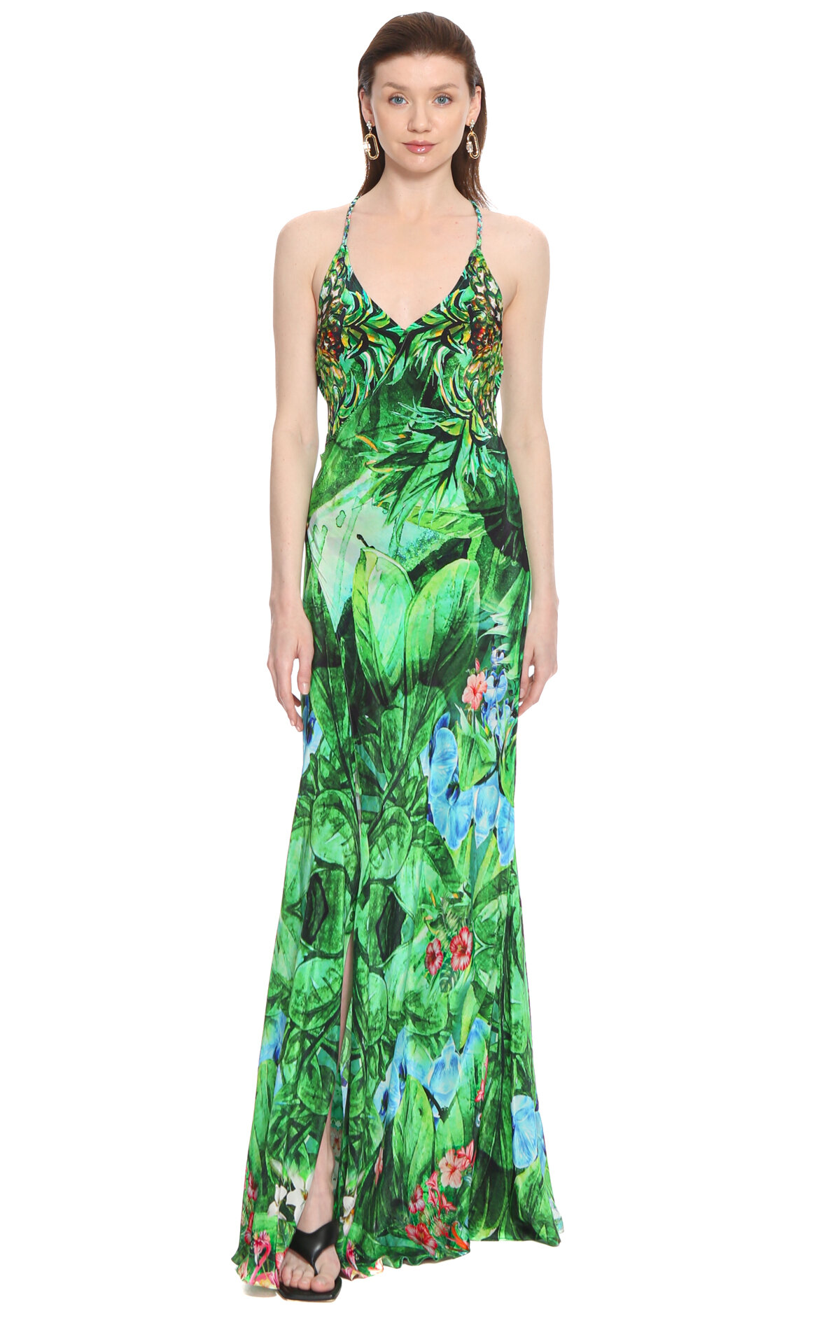 Kore-Kore Yeşil Elbise