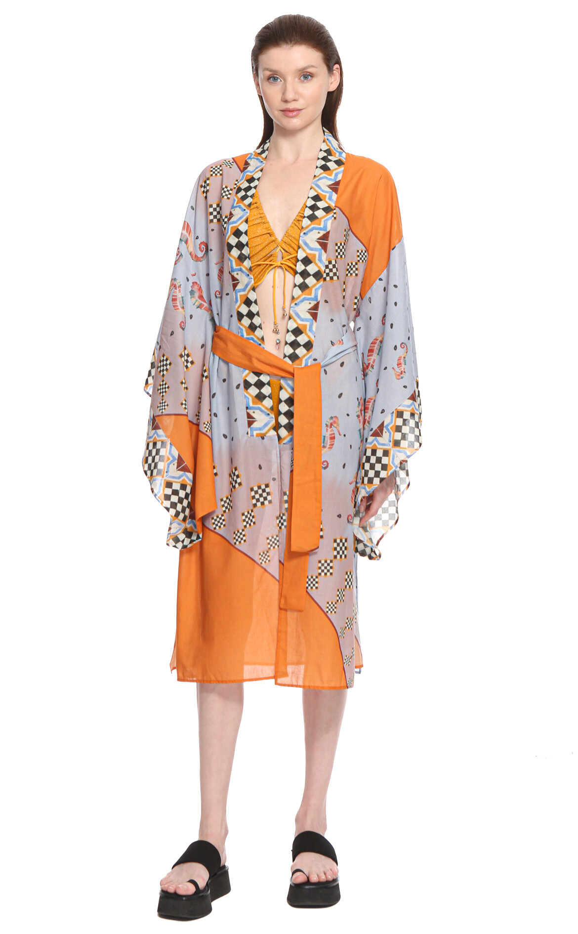 A Marilla's İstanbul-A Marillas İstanbul Renkli Kimono