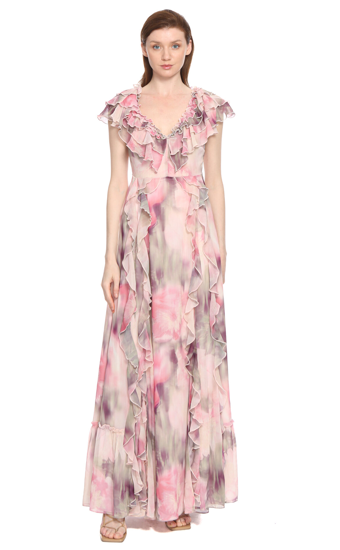 Ted Baker-Ted Baker Renkli Elbise