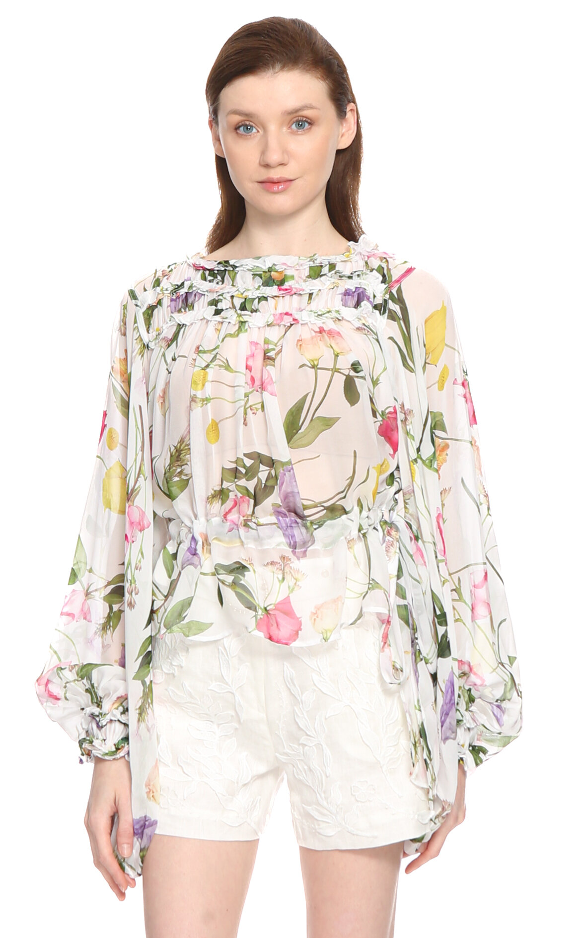 Ted Baker-Ted Baker Renkli Bluz