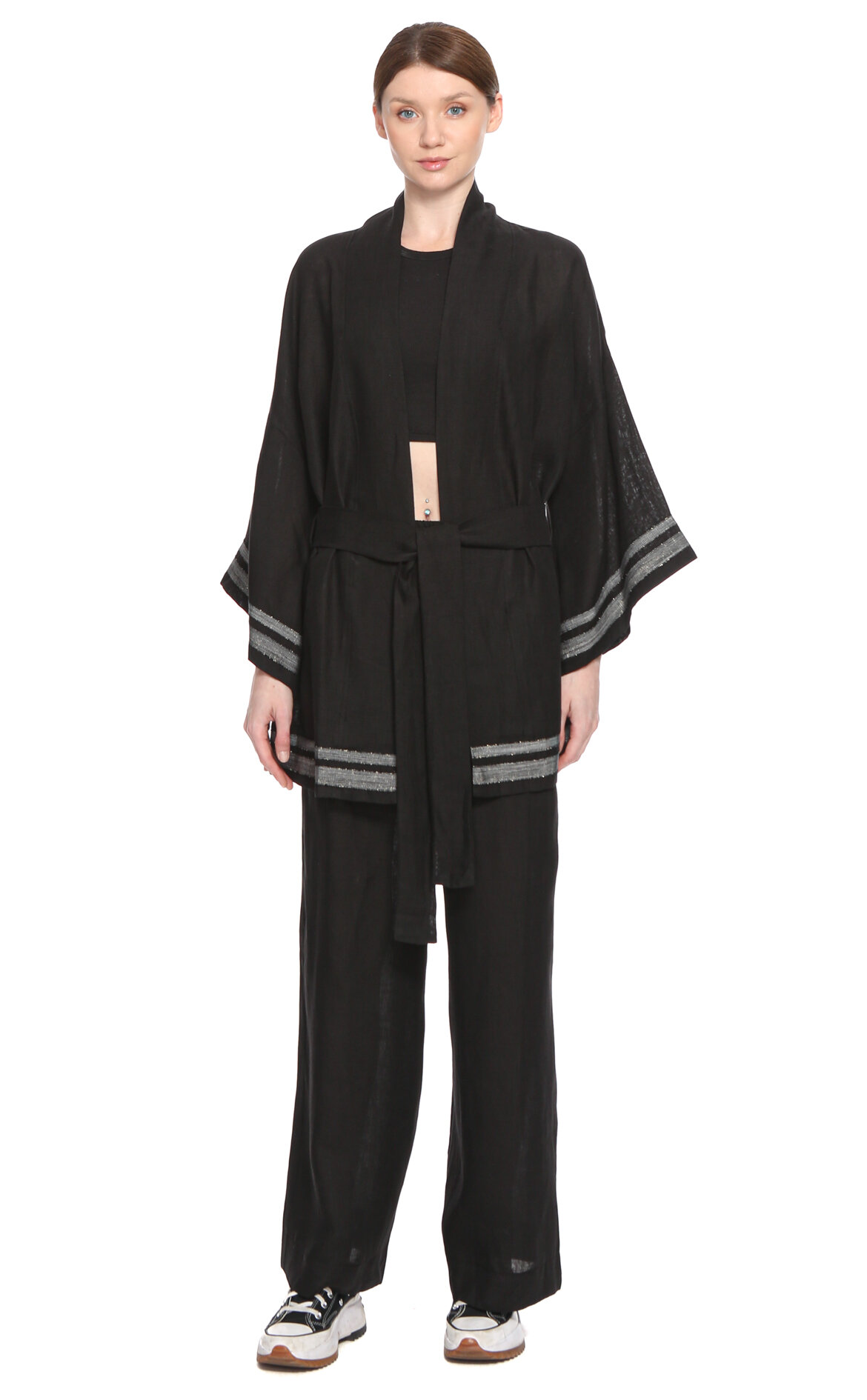 What İf-What İf Siyah Kimono