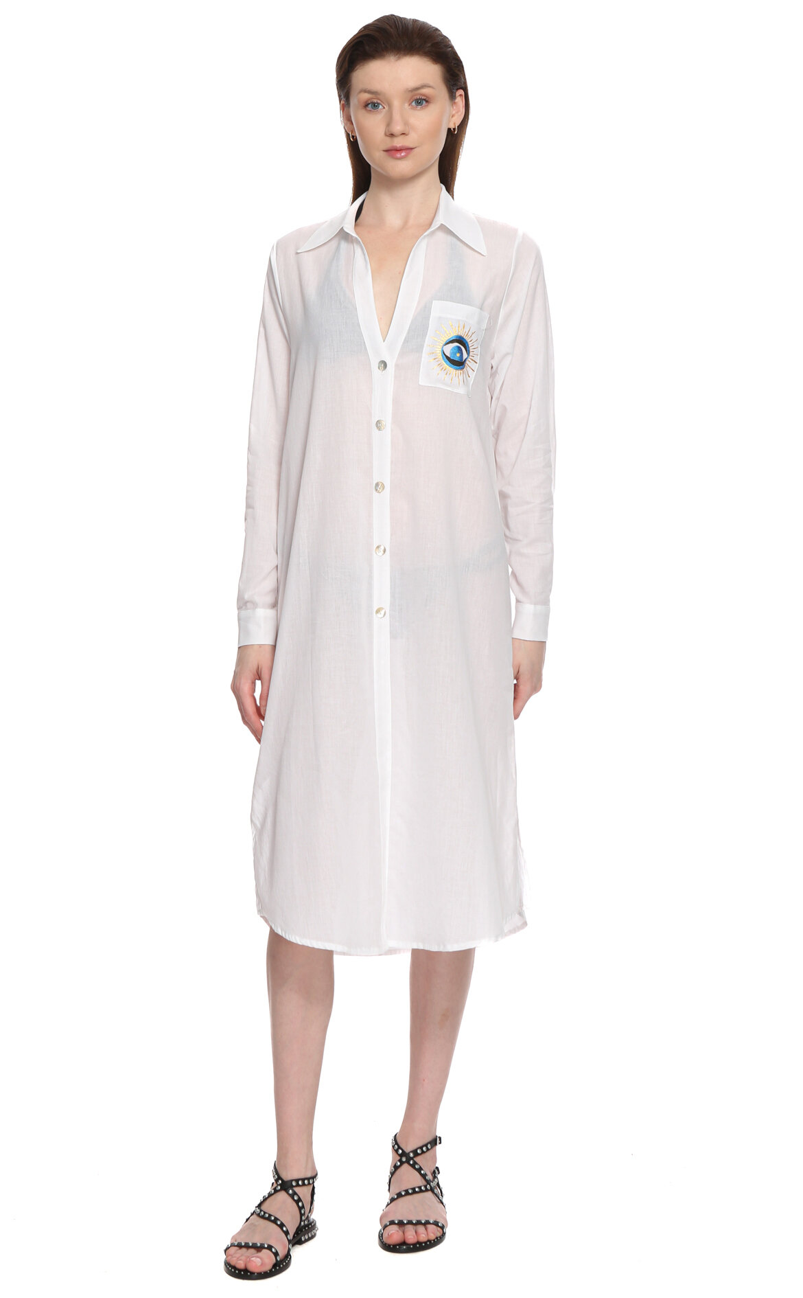 Evil Eye-Evil Eye Beyaz Elbise