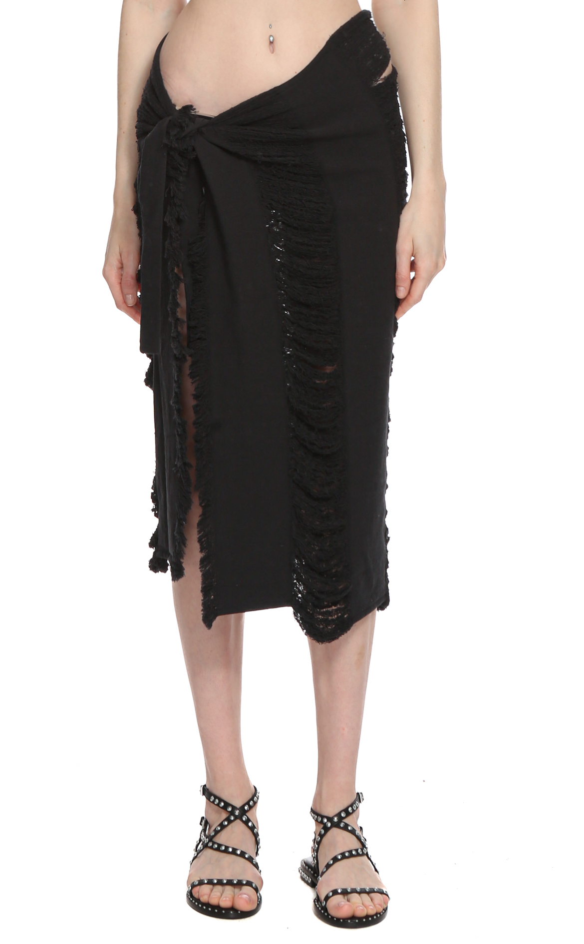 Sherbet Design Kadın Siyah Pareo SHE5023065S-SIYAH - Brandroom