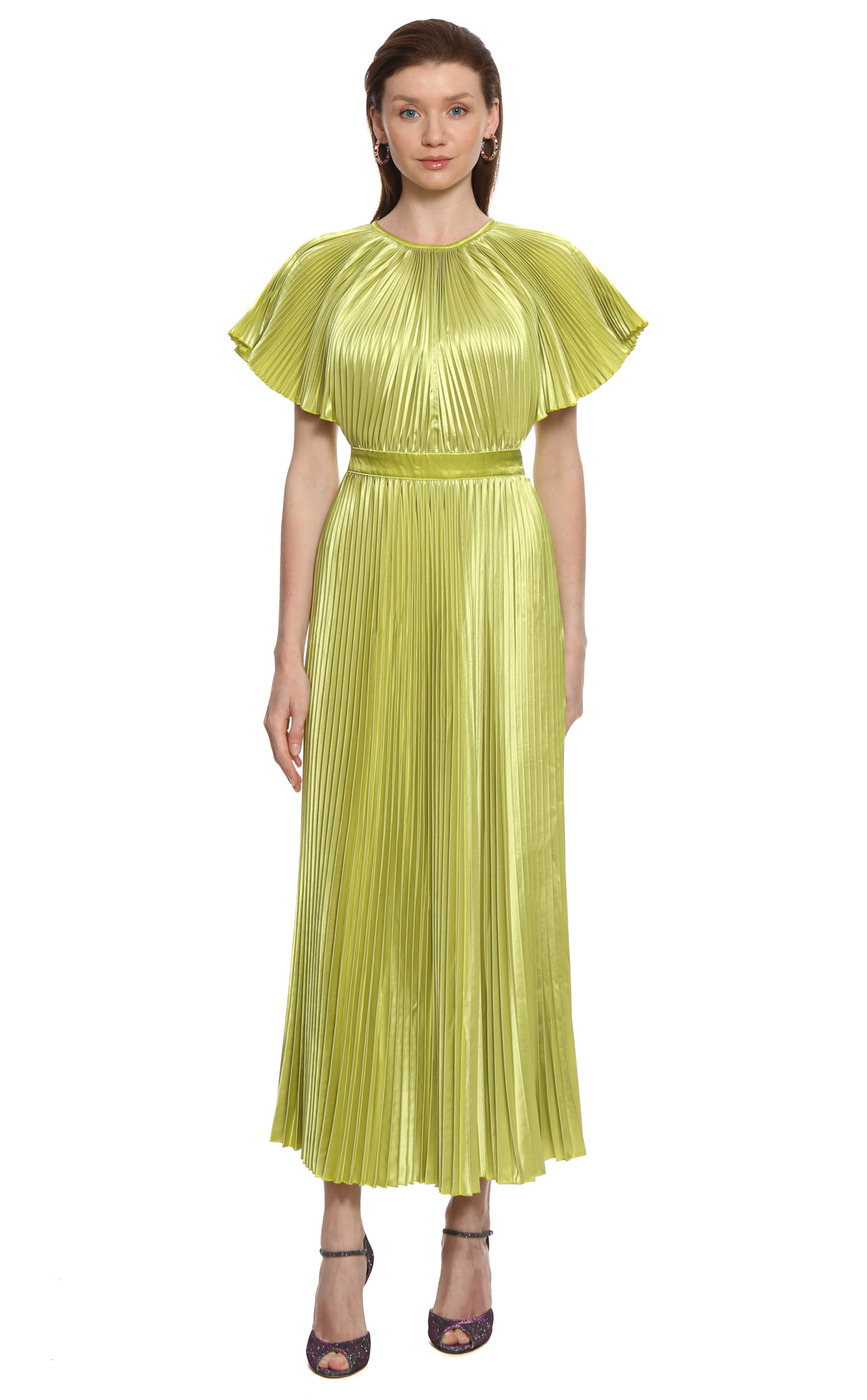 Lidee Woman-Lidee Woman Yeşil Elbise