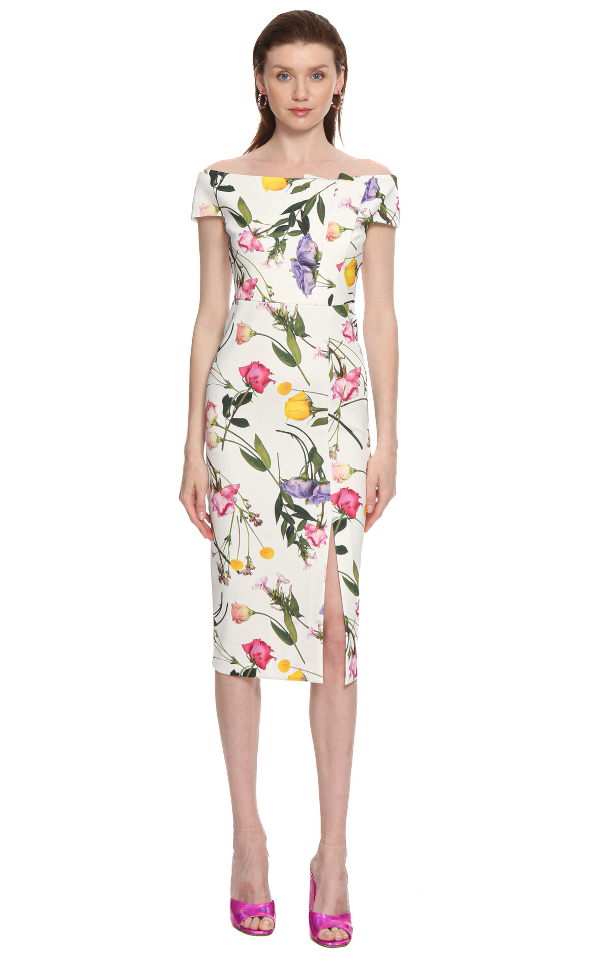 Ted Baker-Ted Baker Renkli Elbise