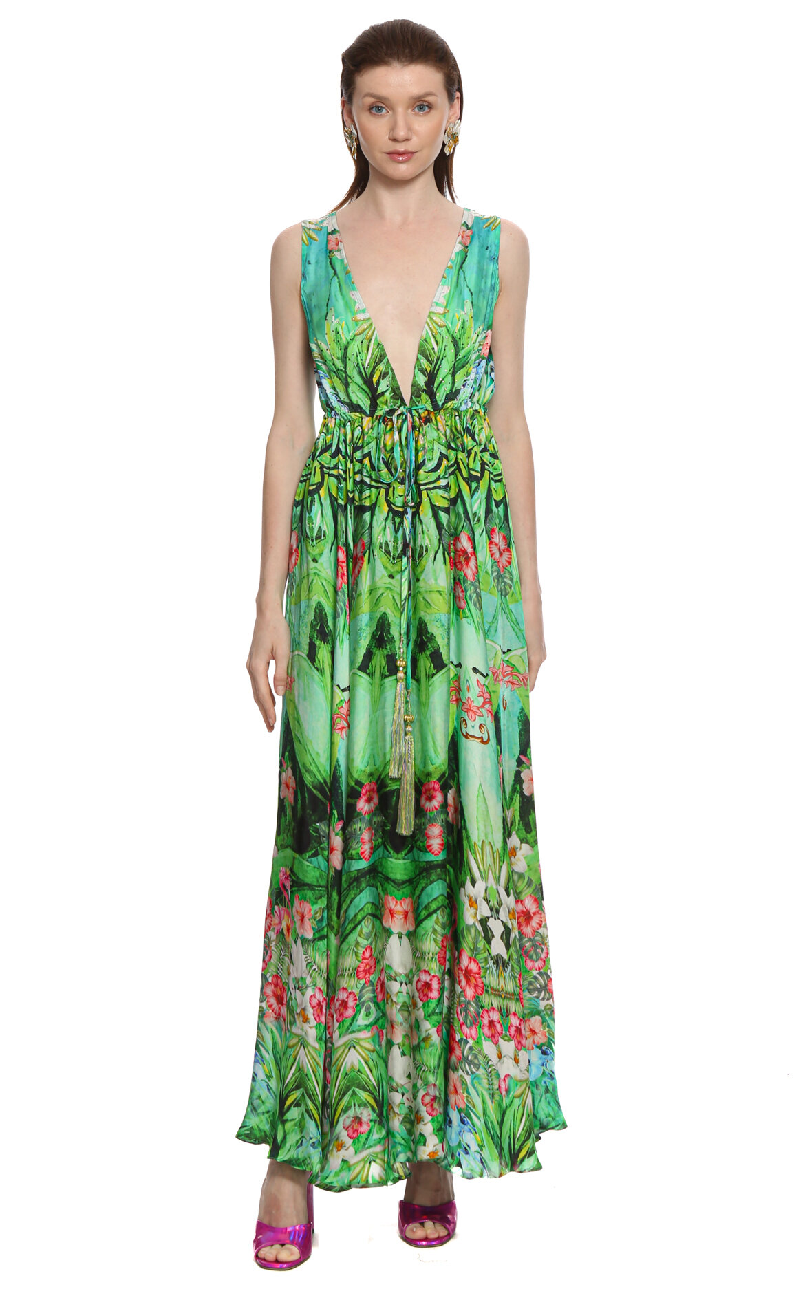 Kore-Kore Yeşil Elbise