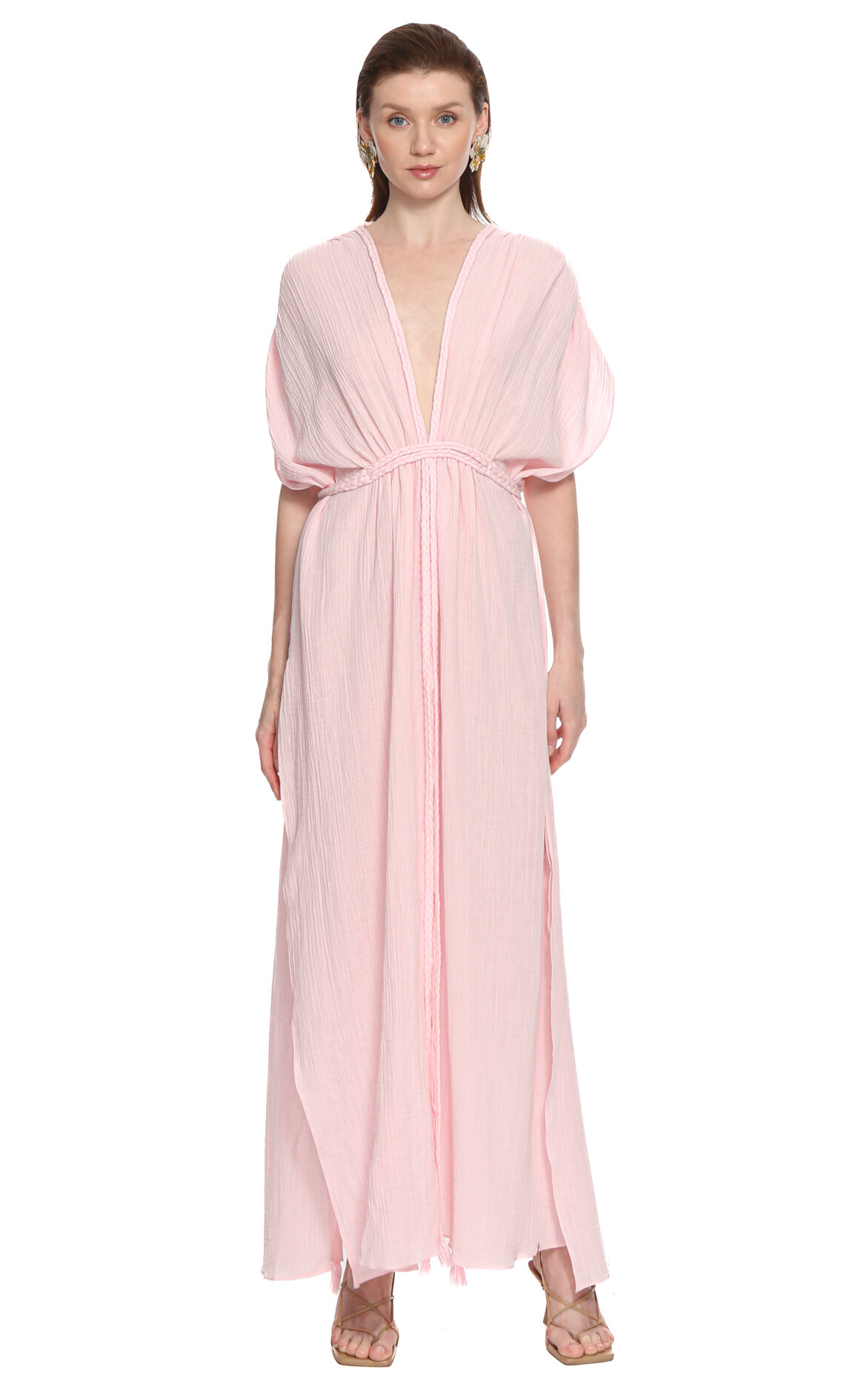 Licia İstanbul-Licia İstanbul Pudra Rengi Elbise