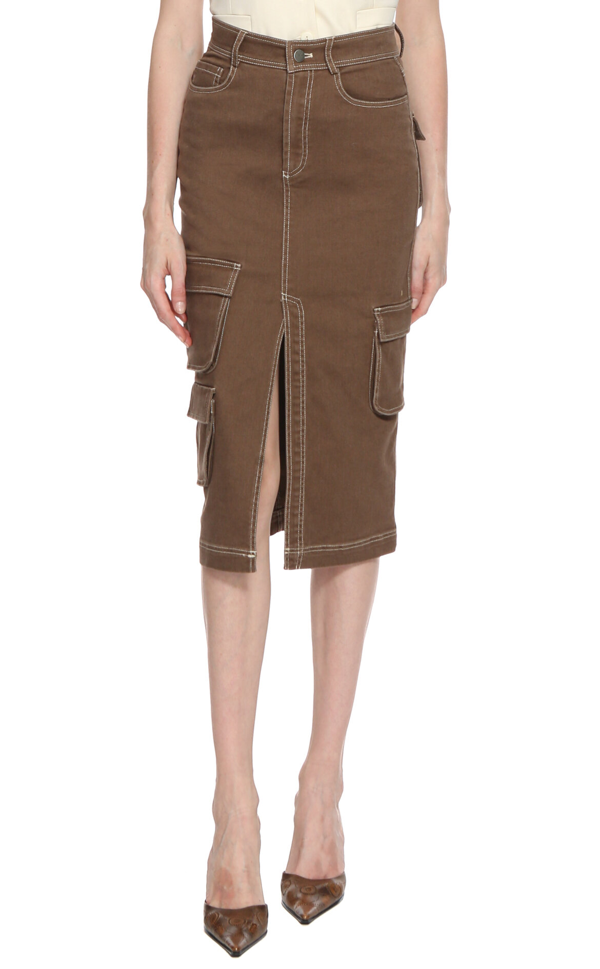 Mybestfriends-My Best Friends Kahverengi Etek