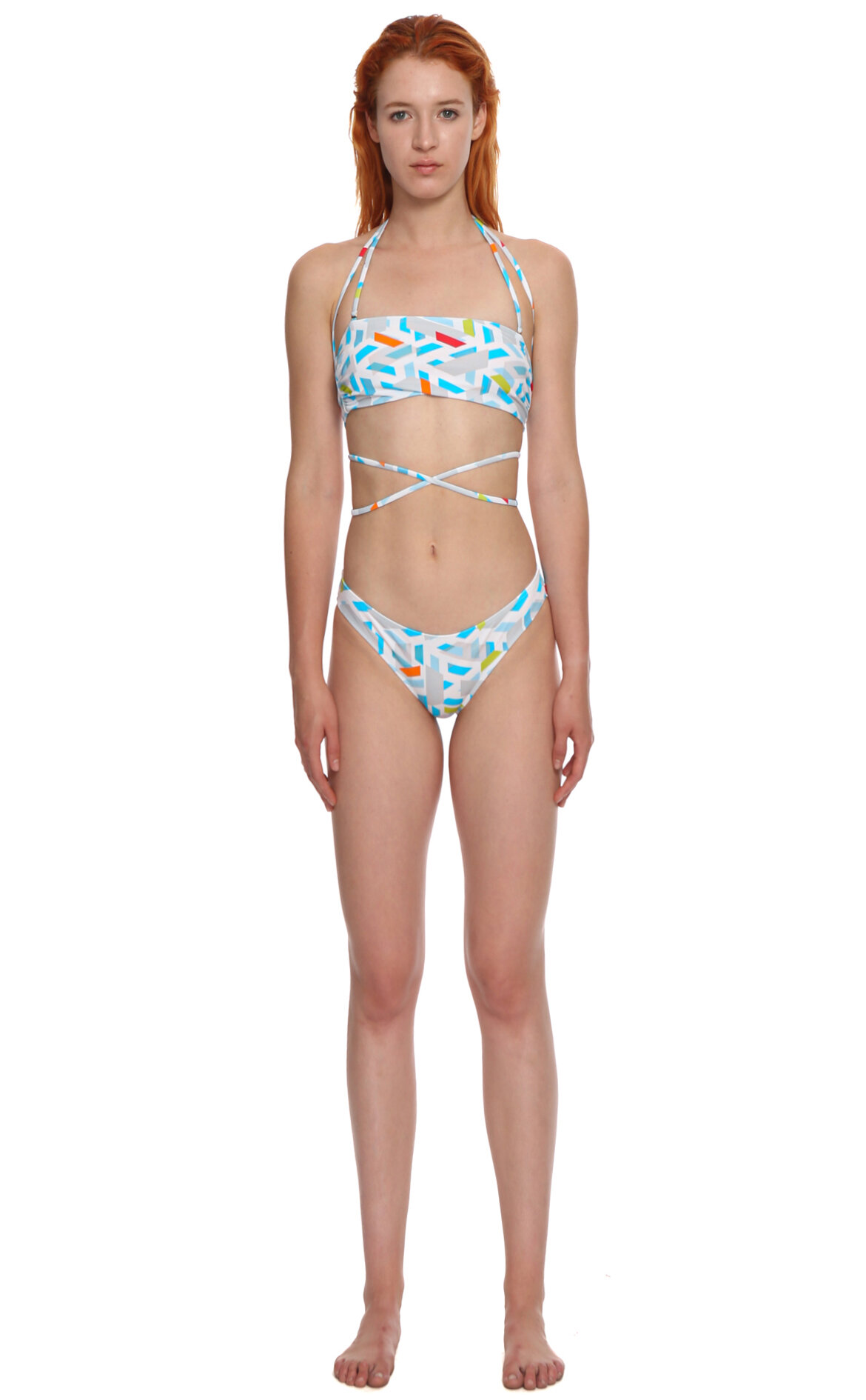 Ace Nayman-Ace Nayman Renkli Bikini