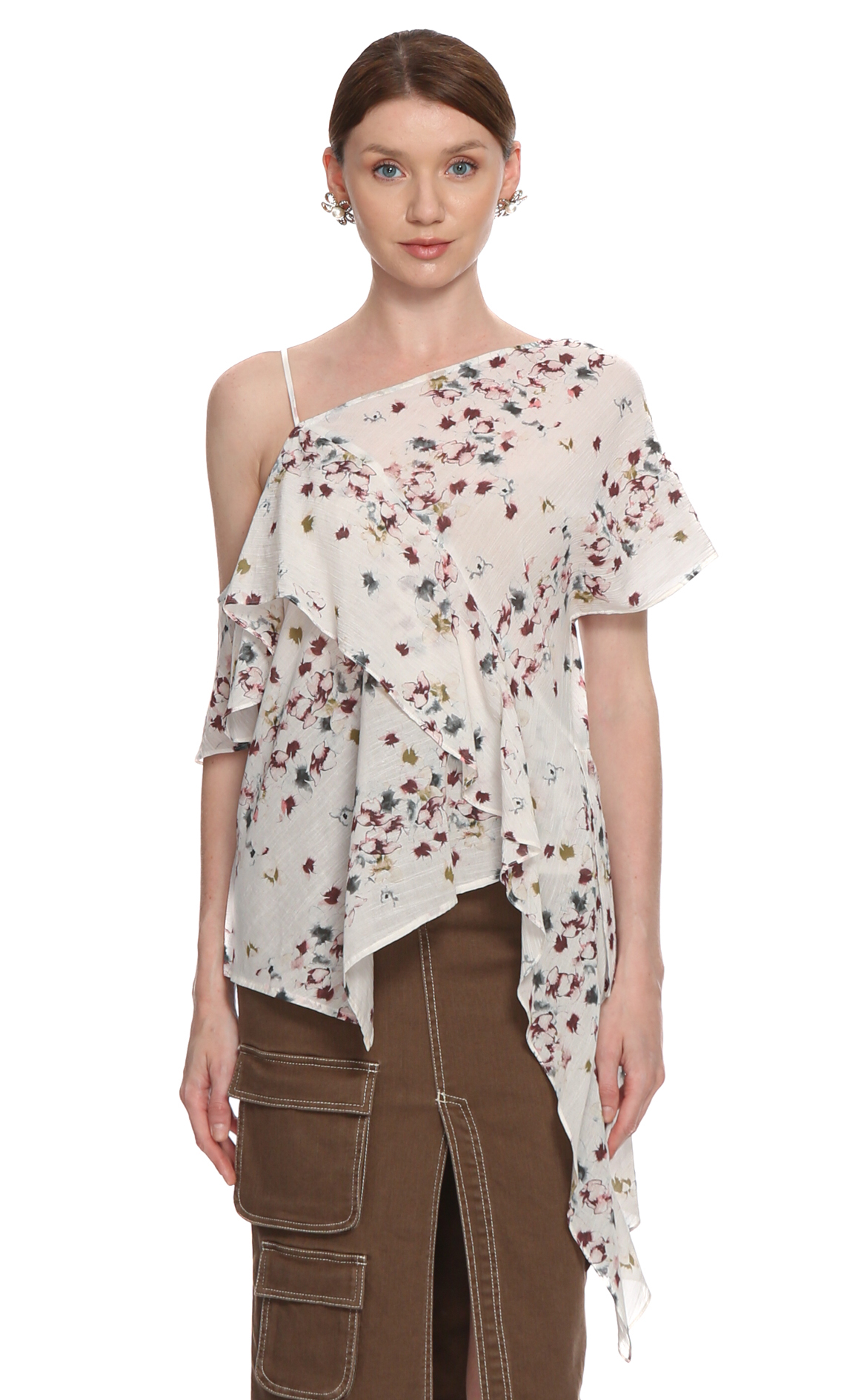 BCBG MAX AZRIA-BCBG Max Azria Beyaz Bluz BCBG MAX AZRIA-BCBG Max Azria Beyaz Bluz