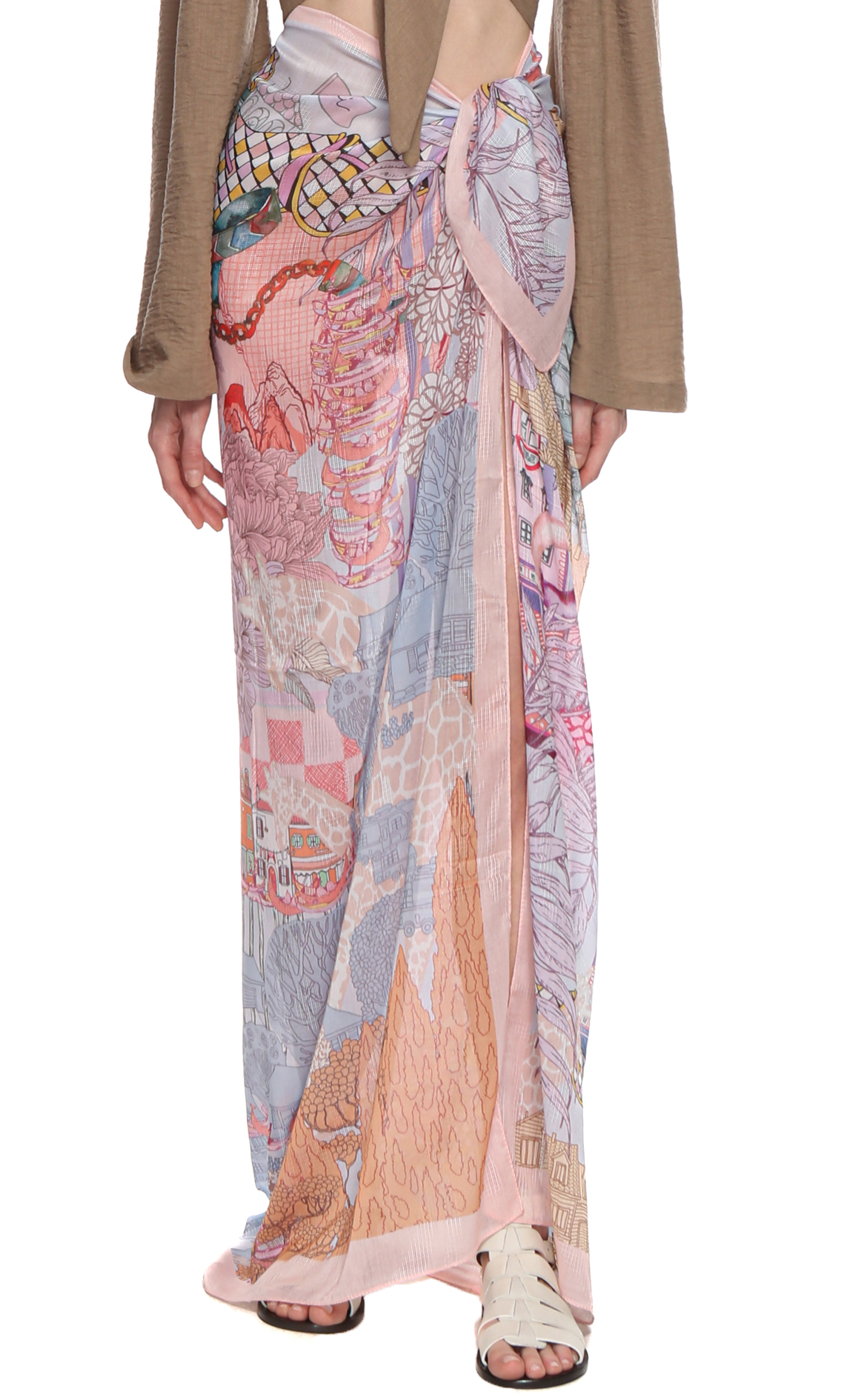 Noi Kadın Pudra Rengi Pareo NOIG53939PUD-PUDRA - Brandroom