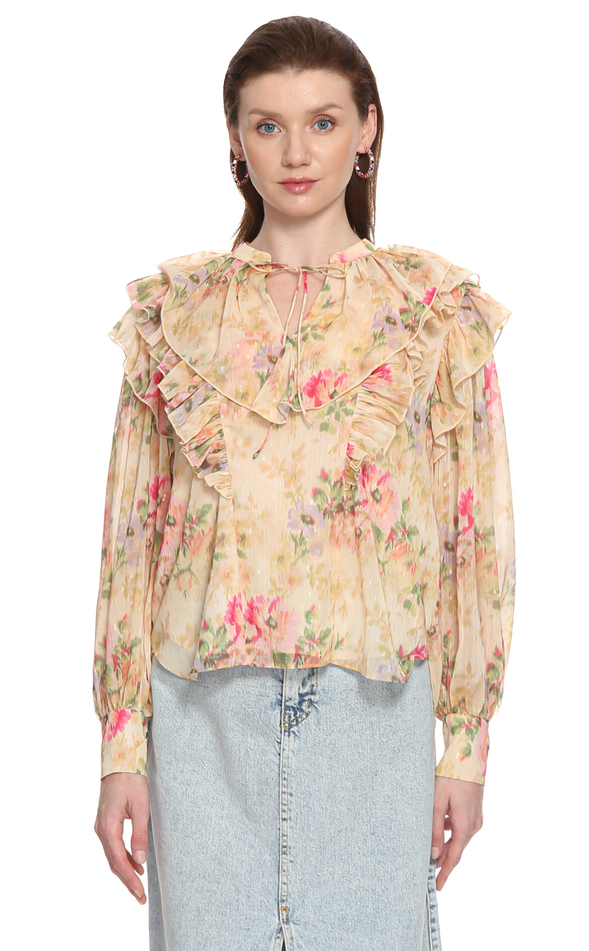 Ted Baker-Ted Baker Turuncu Bluz