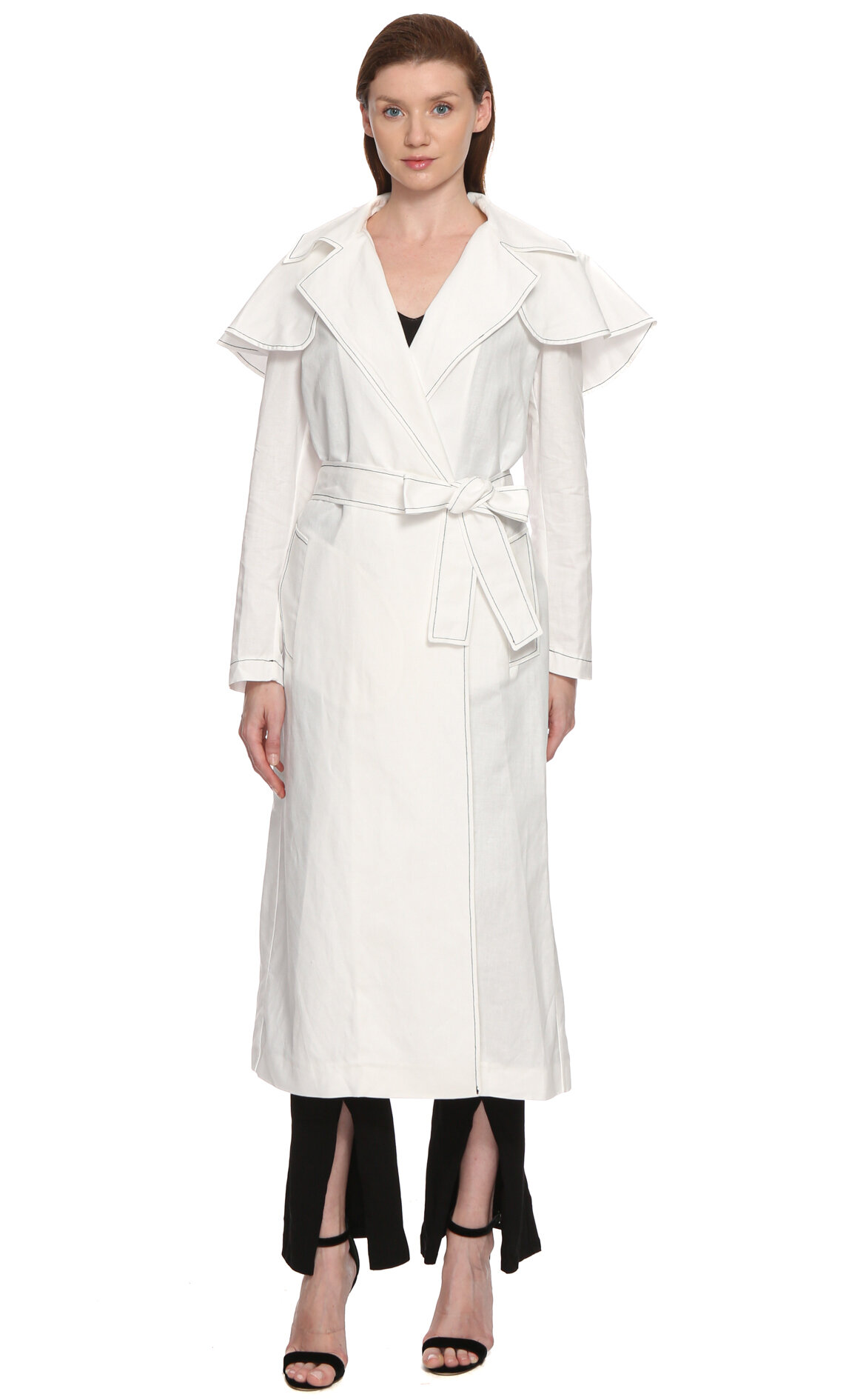 K Koncept-K Koncept Beyaz Ceket