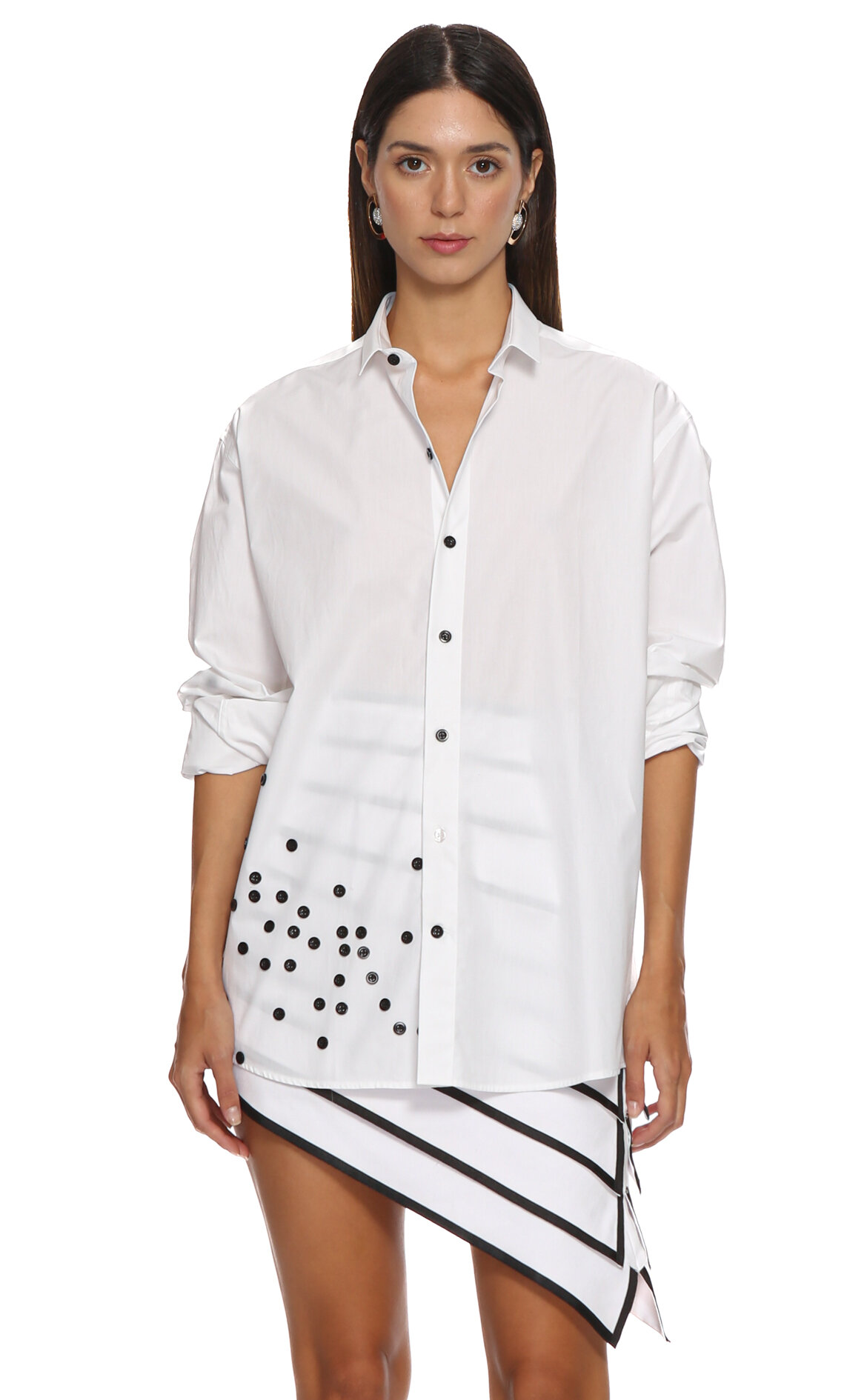 K Koncept-K Koncept Beyaz Etek