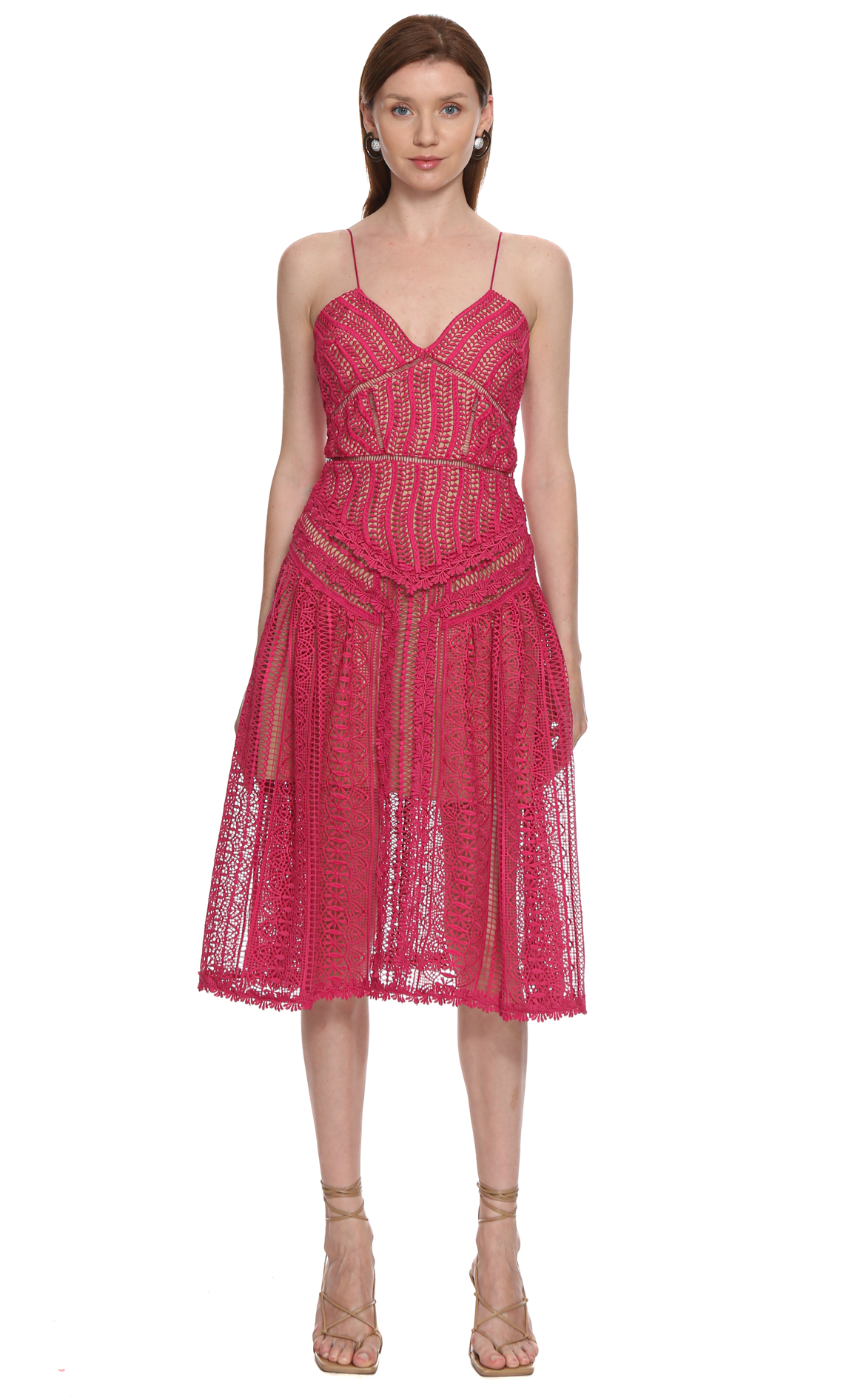 Self Portrait-Self Potrait Fuşya Elbise Self Portrait-Self Potrait Fuşya Elbise