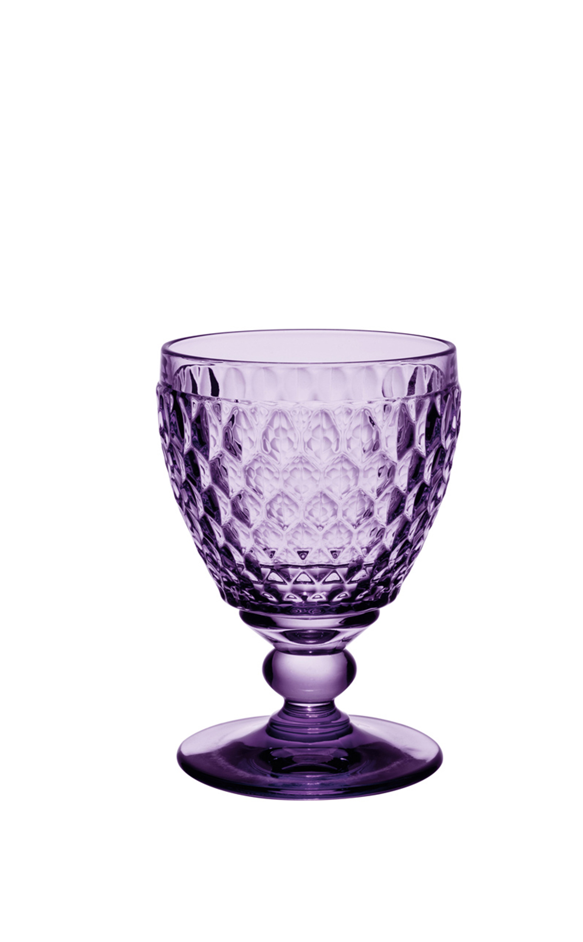 Villeroy & Boch-Boston Mor Kristal Beyaz Şarap Kadehi