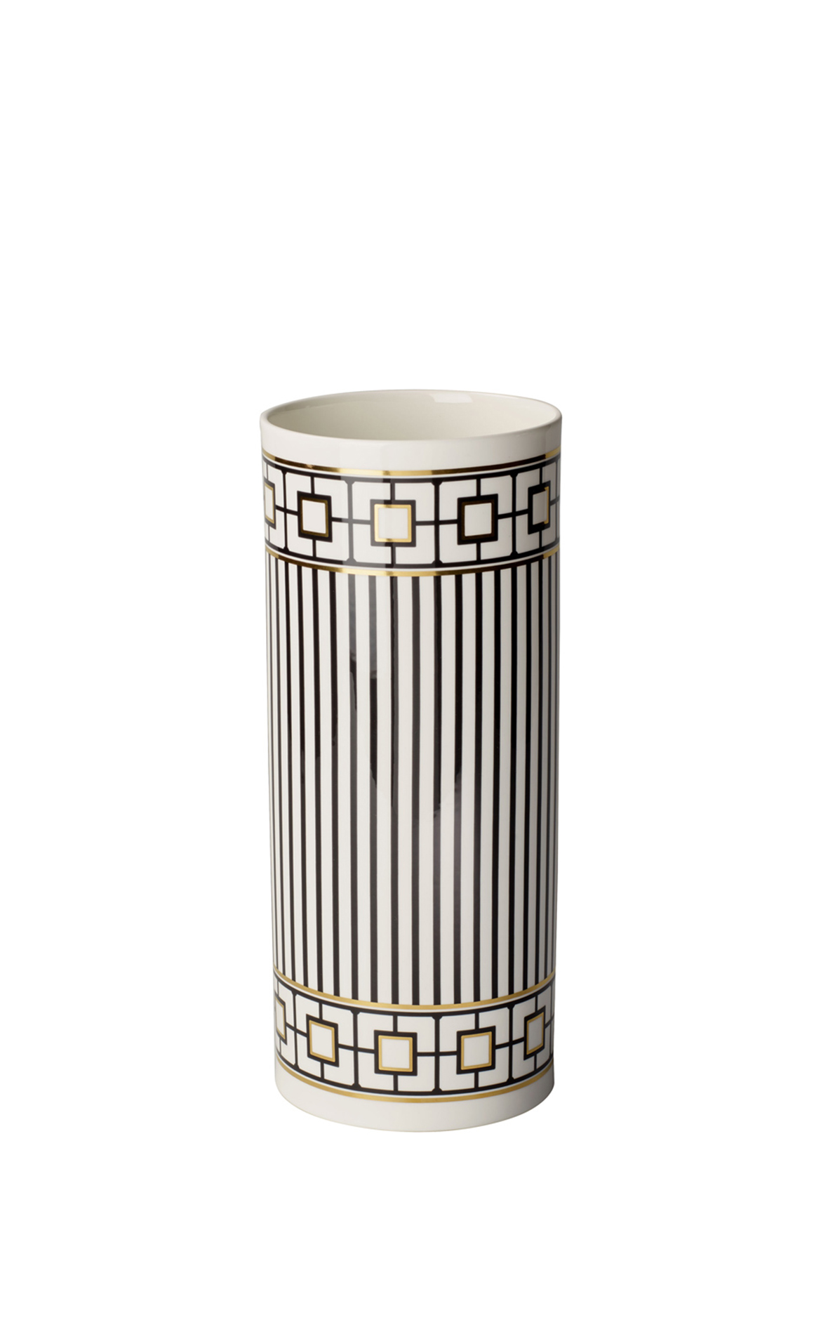 Villeroy & Boch-Metrochic Geometrik Desenli Vazo 30 cm Villeroy & Boch-Metrochic Geometrik Desenli Vazo 30 cm