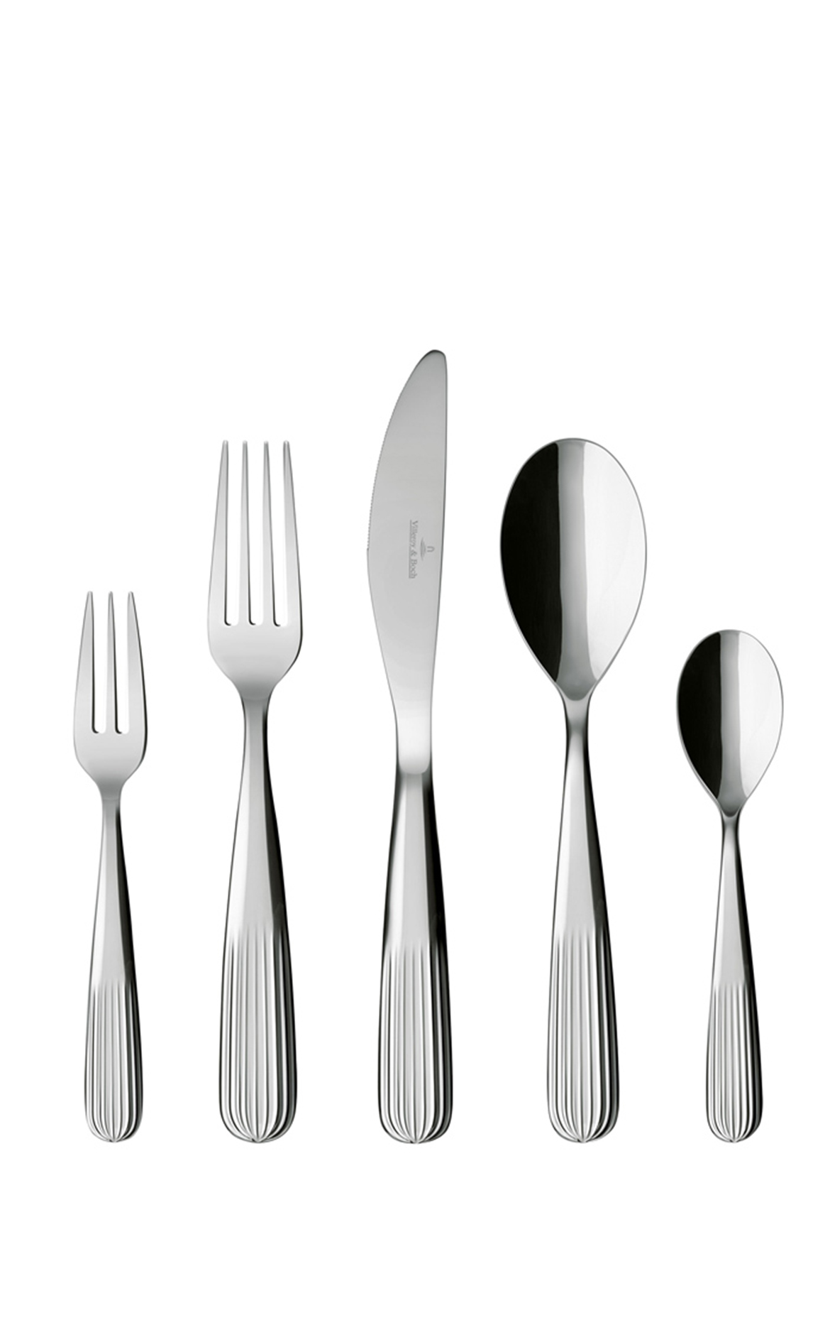 Villeroy & Boch-Rose Garden 6 Kişilik Çatal Bıçak Takımı 30 Parça