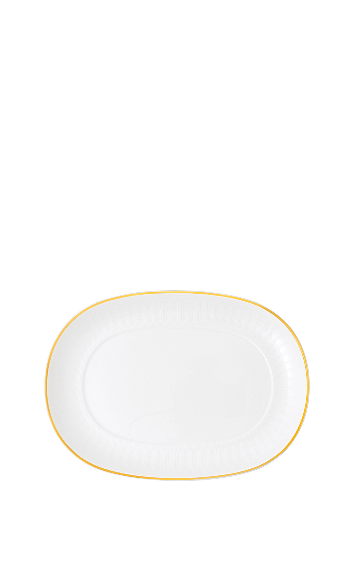 Villeroy & Boch-Chateau Septfontaines Beyaz Gold Oval Servis Tabağı 20 cm Villeroy & Boch-Chateau Septfontaines Beyaz Gold Oval Servis Tabağı 20 cm