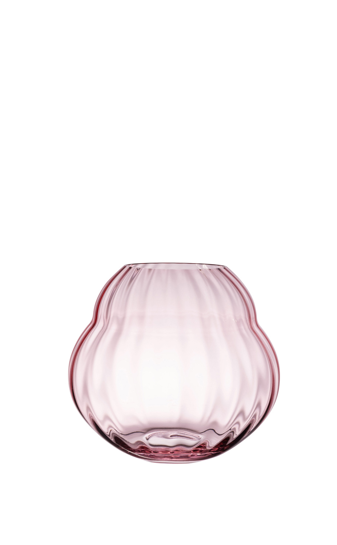 Villeroy & Boch-Rose Garden Pembe Kristal Vazo 17 cm