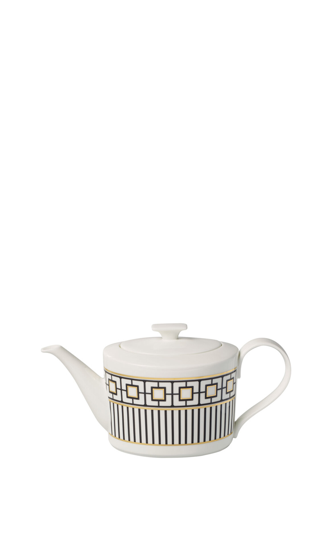 Villeroy & Boch-Metrochic Geometrik Desenli Kahve, Çay Potu