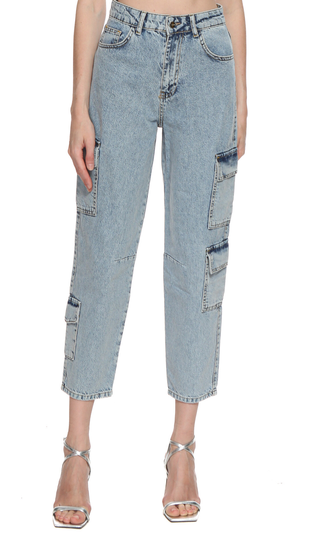 New İn-New İn Buz Mavisi Jean Pantolon