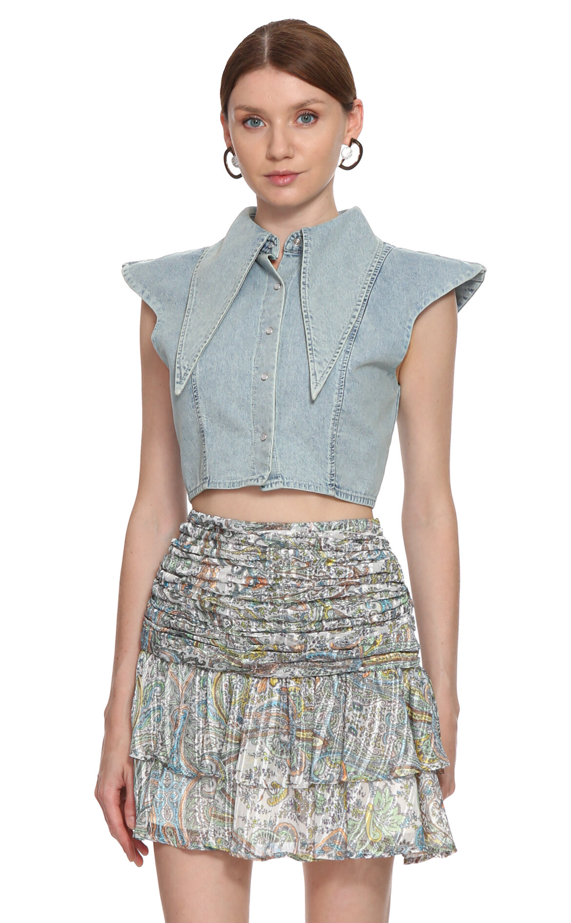 K Koncept-K Koncept Buz Mavisi Gömlek