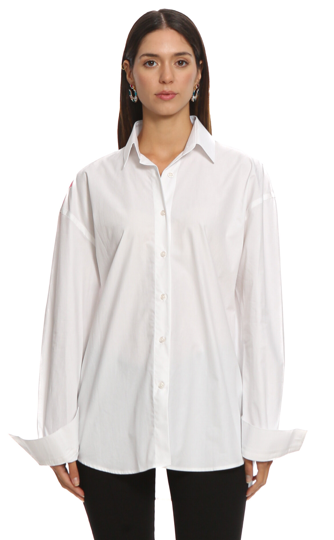 K Koncept-K Koncept Beyaz Gömlek