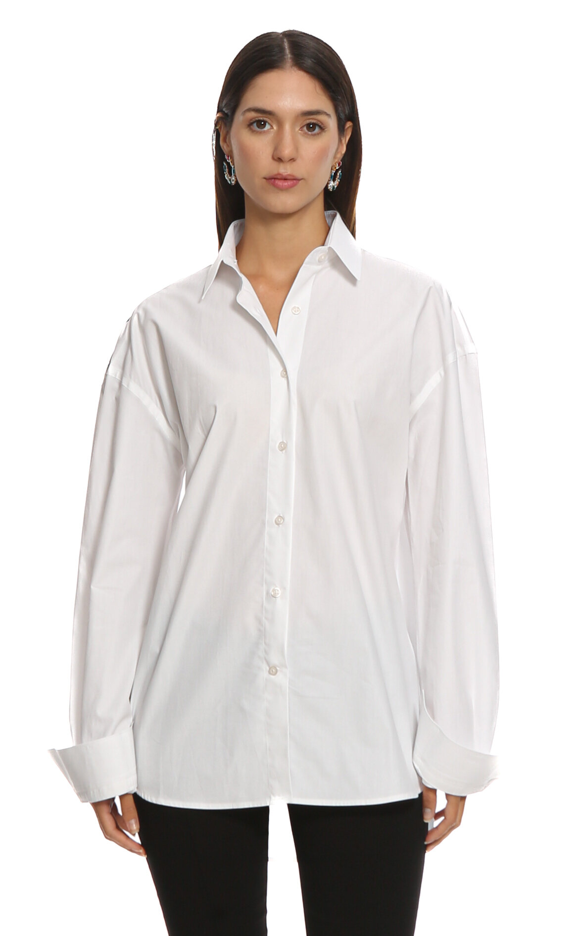 K Koncept-K Koncept Beyaz Gömlek