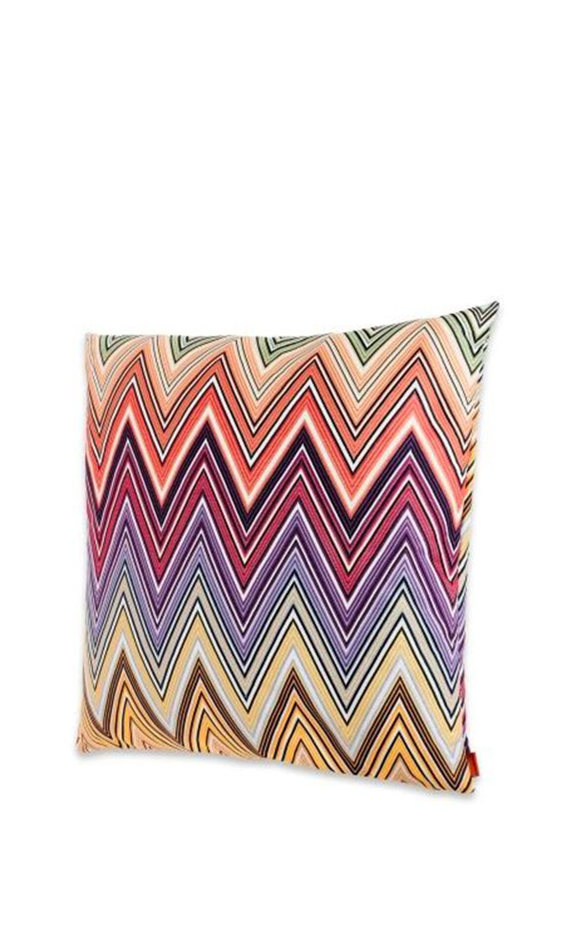 Missoni Home-Kew T59 TurkuazGri Zigzag Desen Dekoratif Yastık