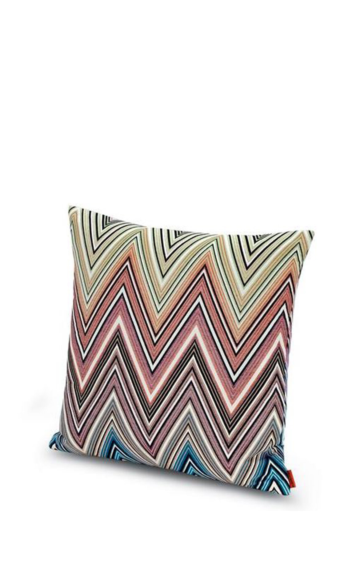 Missoni Home-Kew 170 TurkuazGri Zigzag Desen Dekoratif Yastık