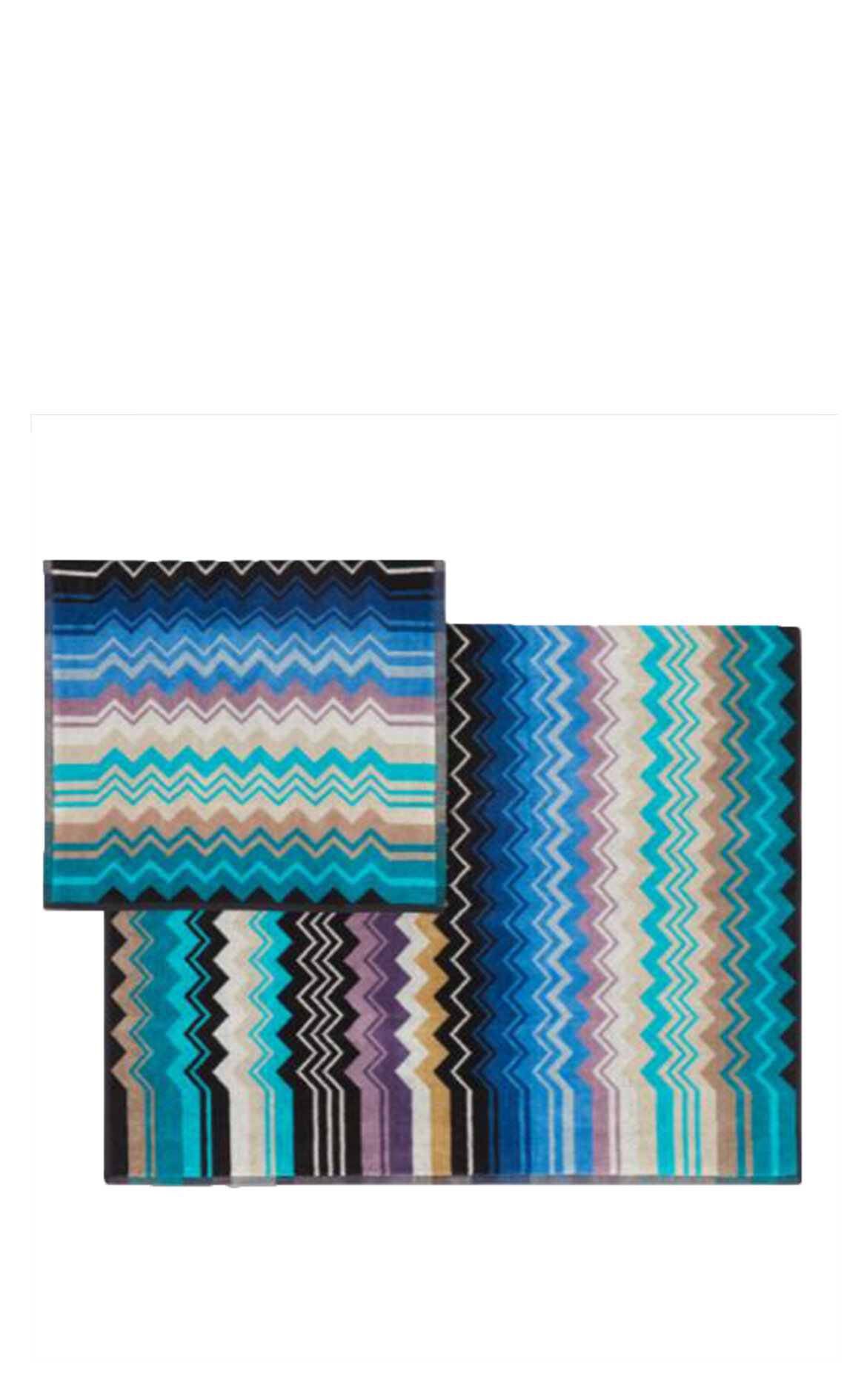 Missoni Home-Giacomo 170 TurkuazMavi 2'li Havlu Seti Missoni Home-Giacomo 170 TurkuazMavi 2'li Havlu Seti