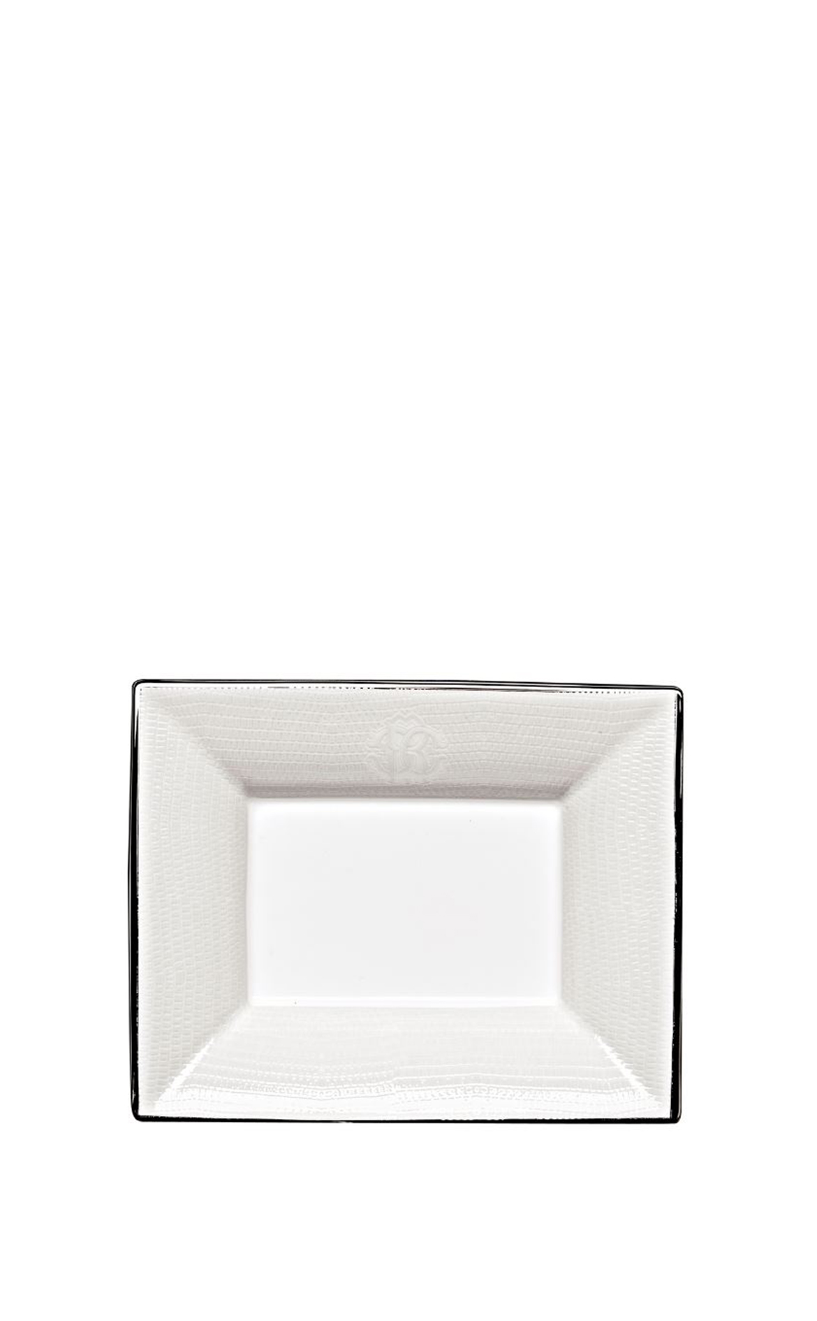 Roberto Cavalli-Lizzard Platin Dikdörtgen Dekoratif Tabak 20x16 cm