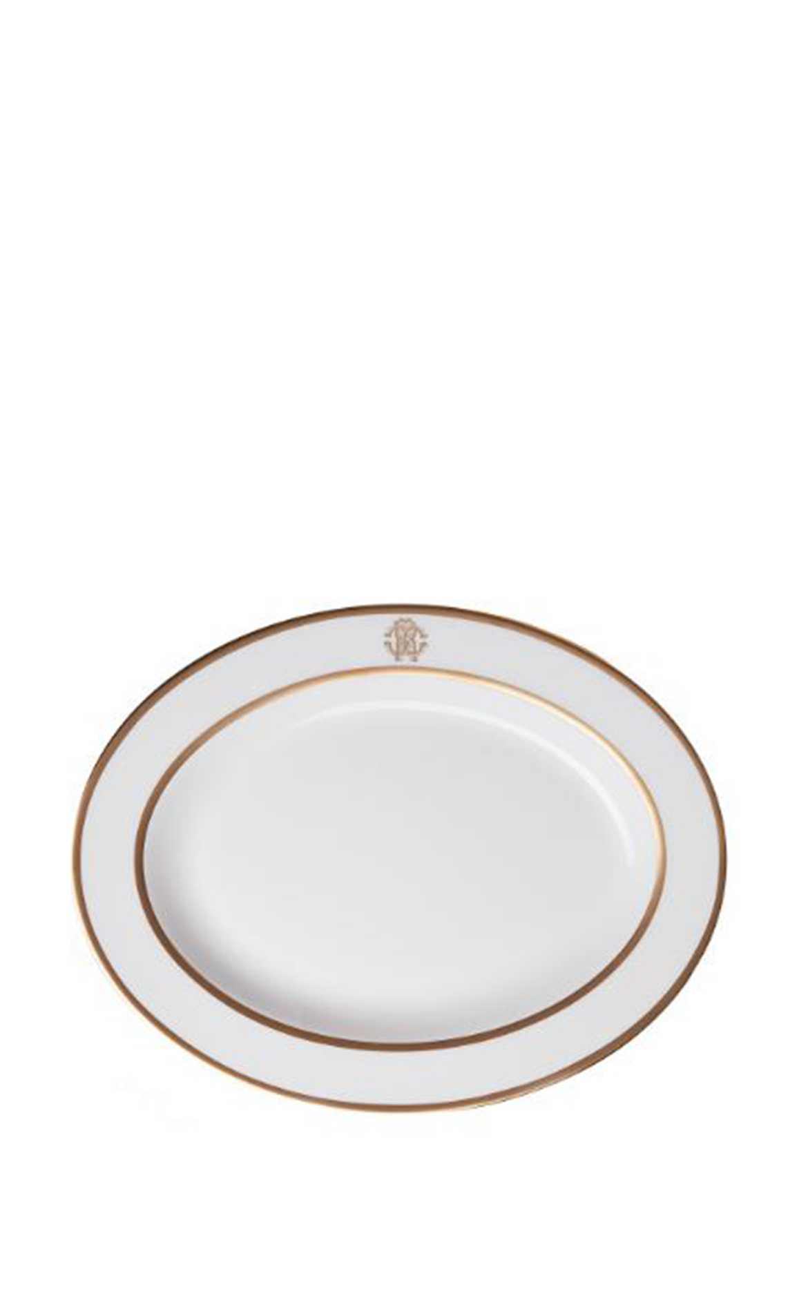 Roberto Cavalli-Silk Gold Oval/Servis Meze Tabağı 23 cm Roberto Cavalli-Silk Gold Oval/Servis Meze Tabağı 23 cm