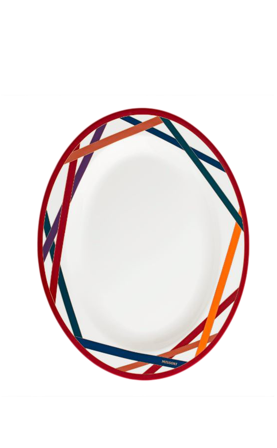 Missoni Home-Nastri Oval Servis Tabağı 36 cm Missoni Home-Nastri Oval Servis Tabağı 36 cm