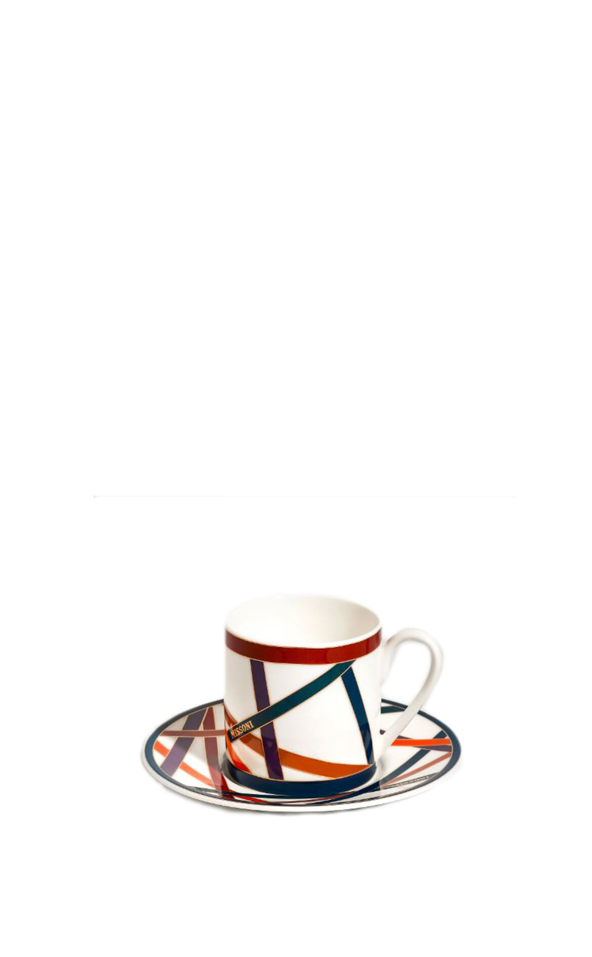 Missoni Home-Nastri Türk Kahvesi Fincan ve Tabağı