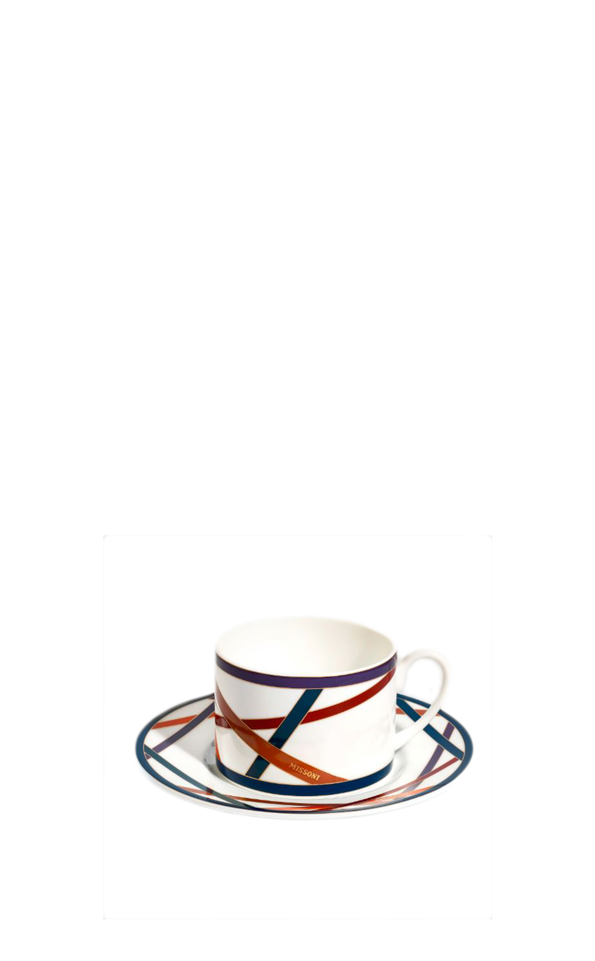 Missoni Home-Nastri Çay/Kahve Fincan ve Tabağı Missoni Home-Nastri Çay/Kahve Fincan ve Tabağı
