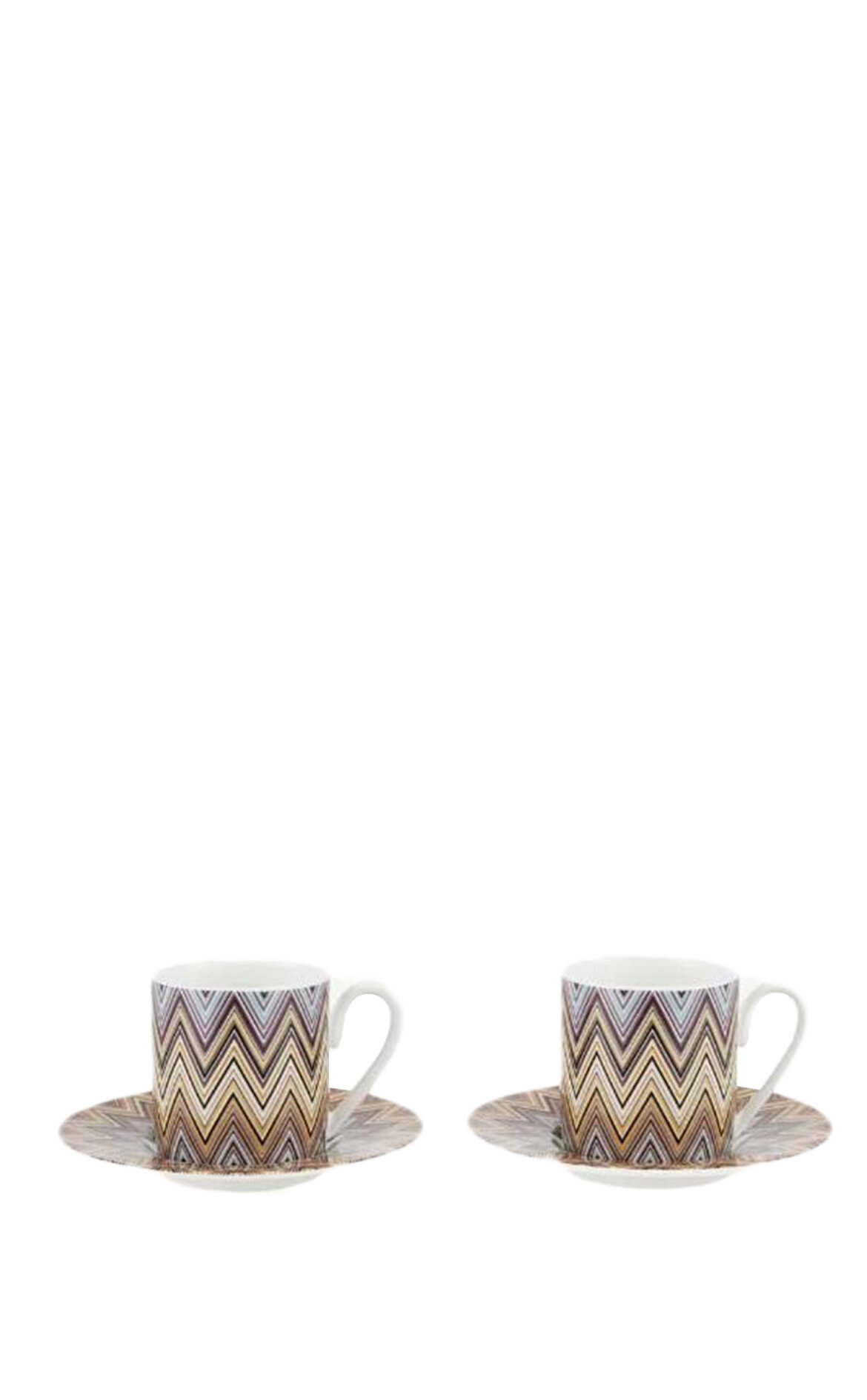 Missoni Home-Zig Zag Jarris Türk Kahvesi Fincan ve Tabağı, 2 Kişilik