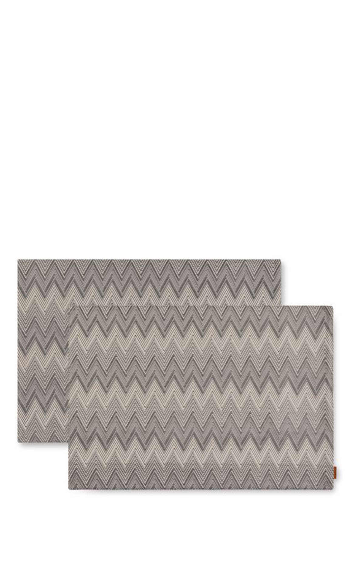 Missoni Home-Brest 861 Gri Zigzag Desen Amerikan Servis 2'li Set Missoni Home-Brest 861 Gri Zigzag Desen Amerikan Servis 2'li Set