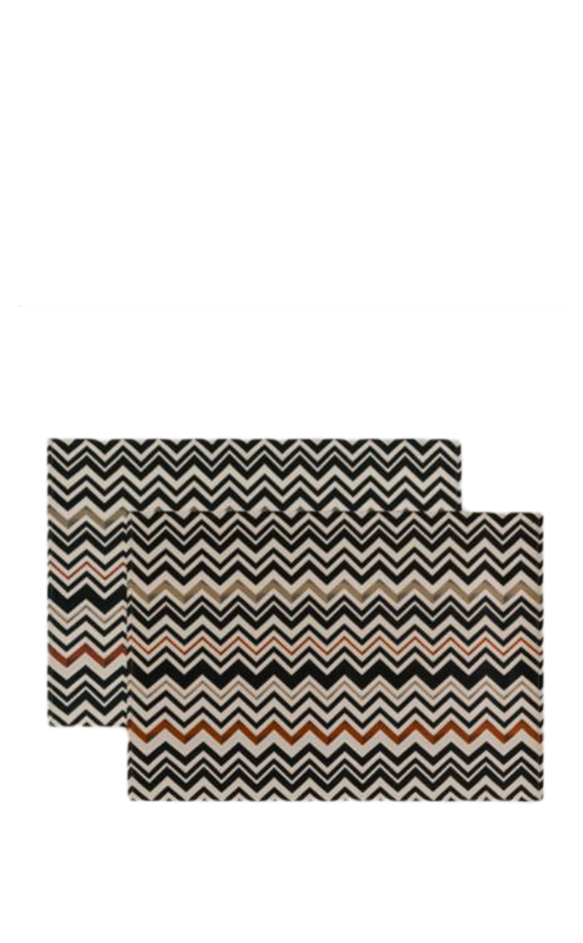 Missoni Home-Belfast 160 SiyahBej Zigzag Desen Amerikan Servis Seti