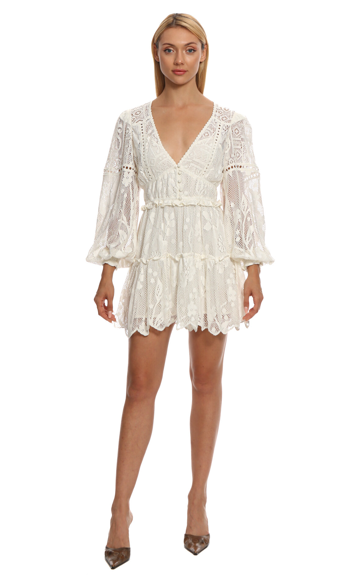 Hemant And Nandita-Hemant And Nandita Beyaz Elbise