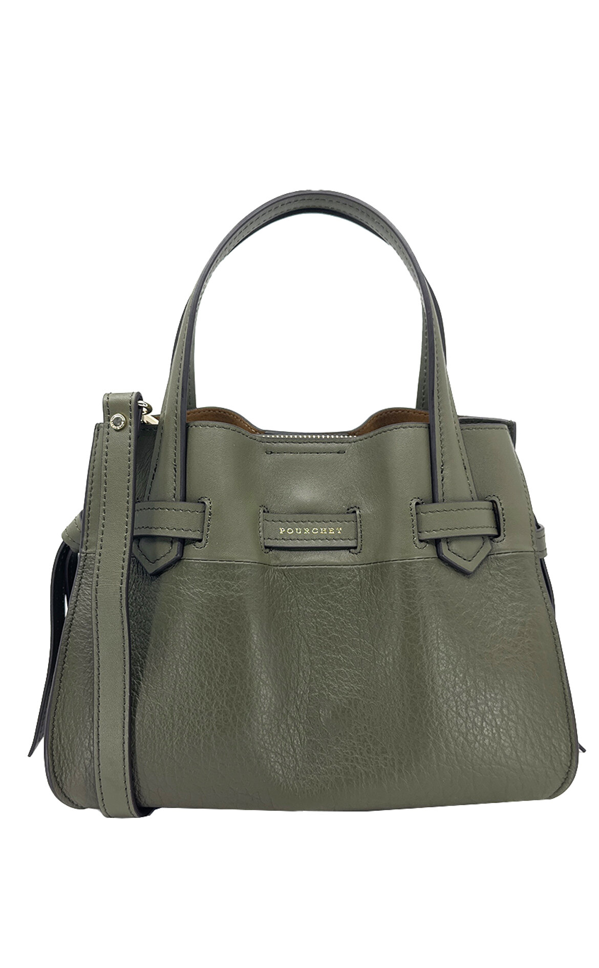 Pourchet-Pourchet Haki Çanta