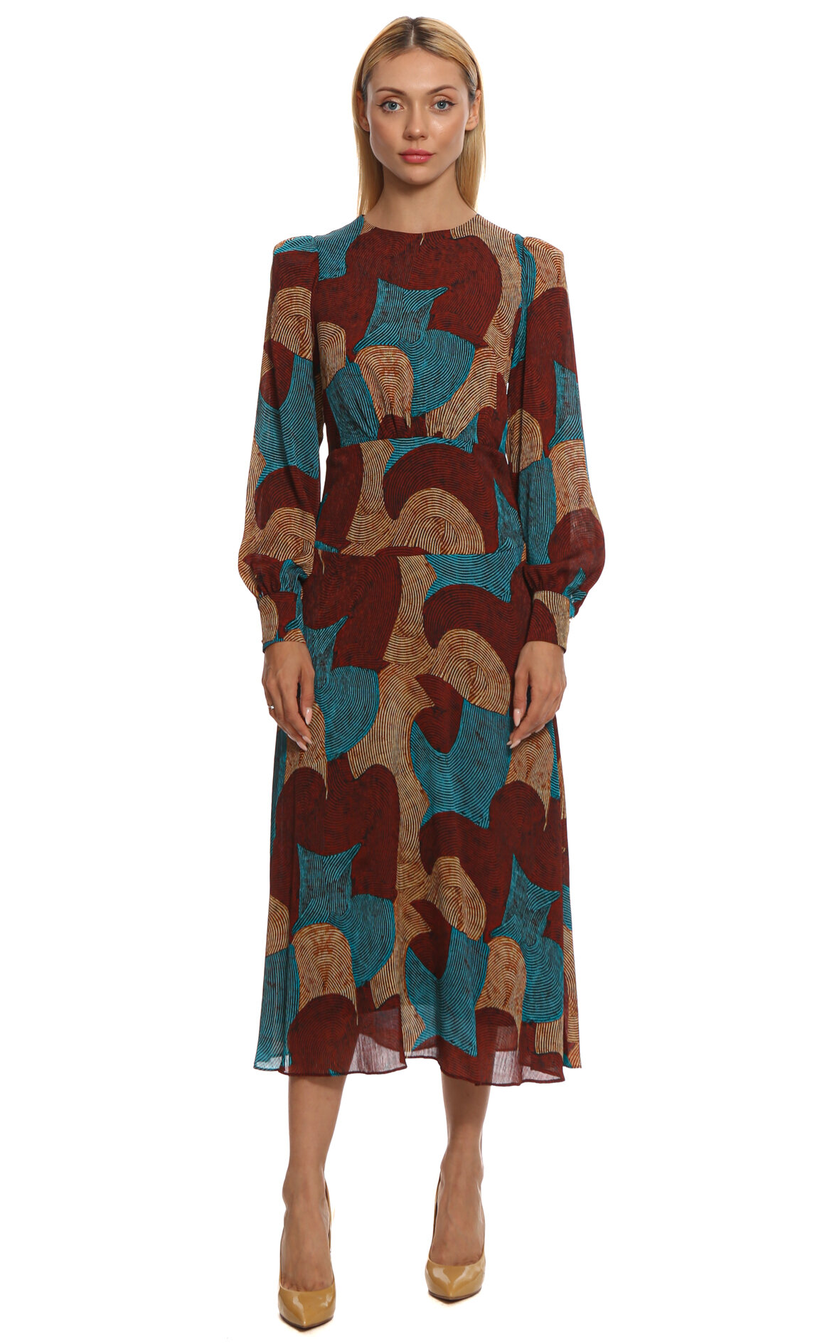 Exquise-Exquise Renkli Elbise