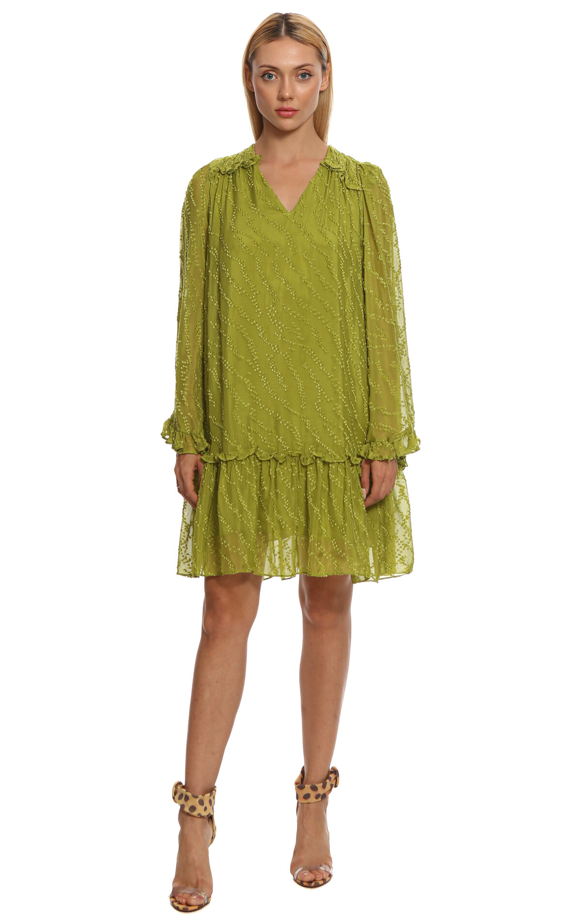 Exquise-Exquise Yeşil Elbise