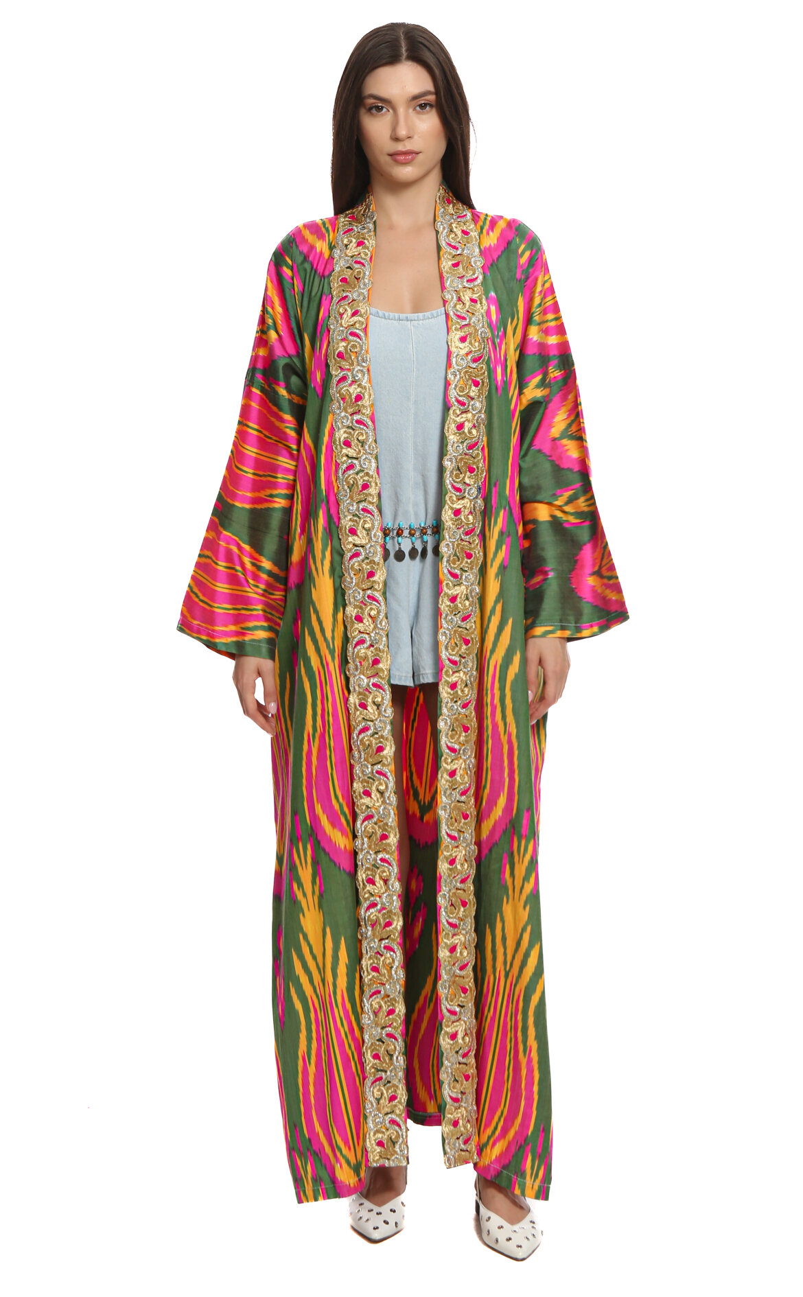 Haral Design Kadın Kaftan HRLKAF2023000315REN-RENKLI - Brandroom