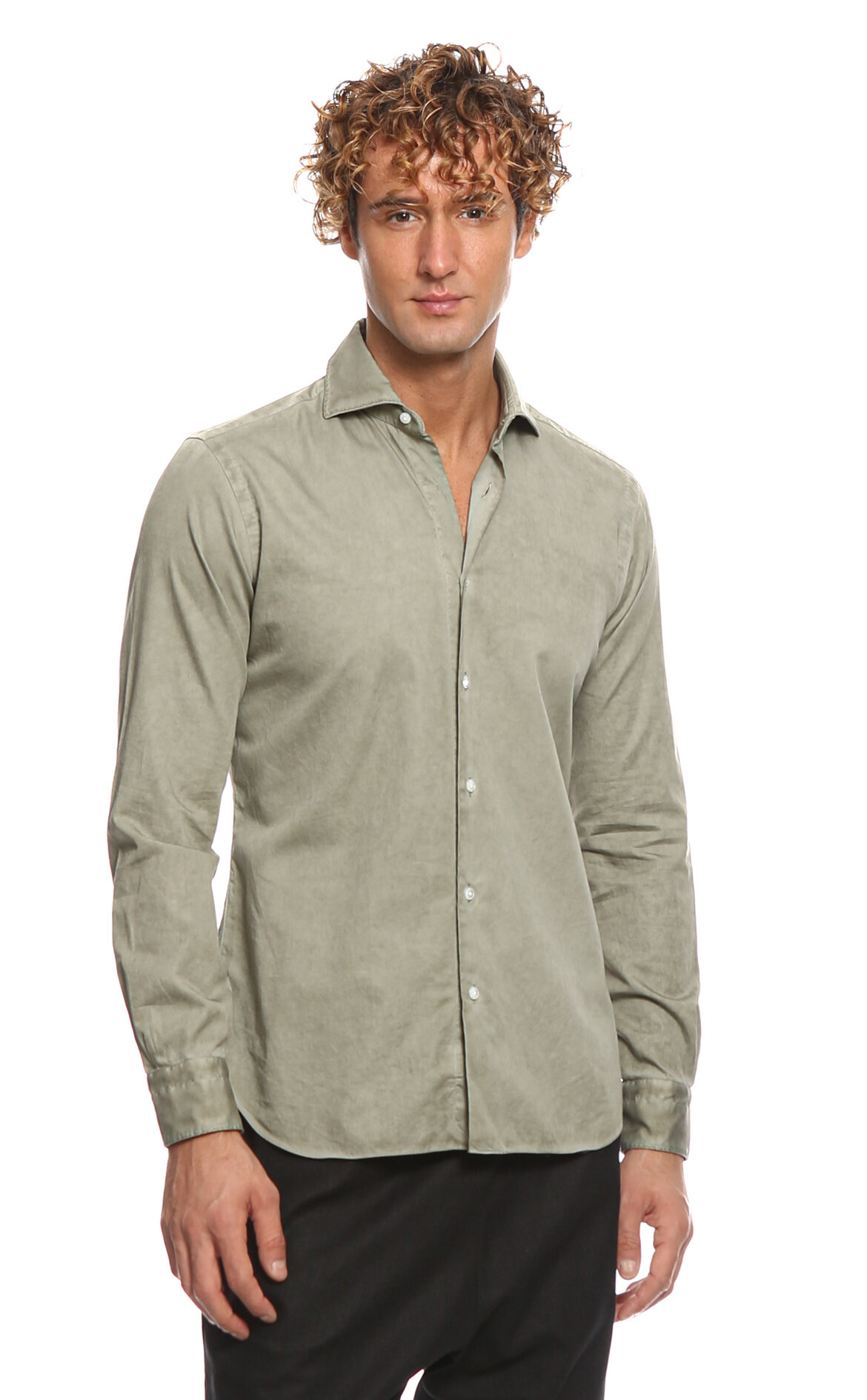 Barba Napoli-Barba Napoli Haki Gömlek