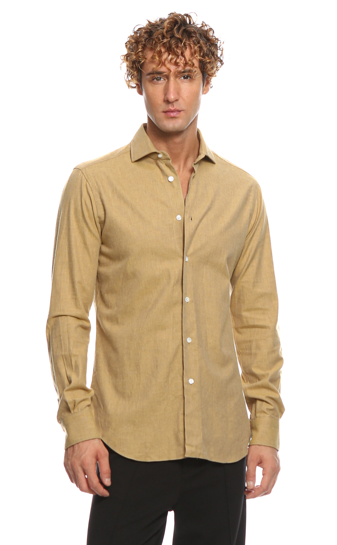 Barba Napoli-Barba Napoli Hardal Gömlek